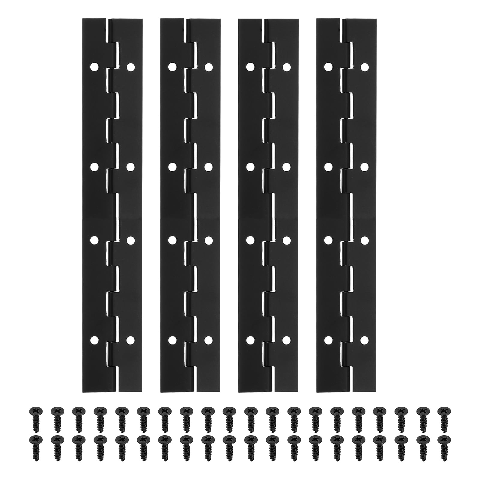 8x1.2 Inch Piano Hinge,4 Pcs Continuous Hinge with Holes for Piano Gate ...