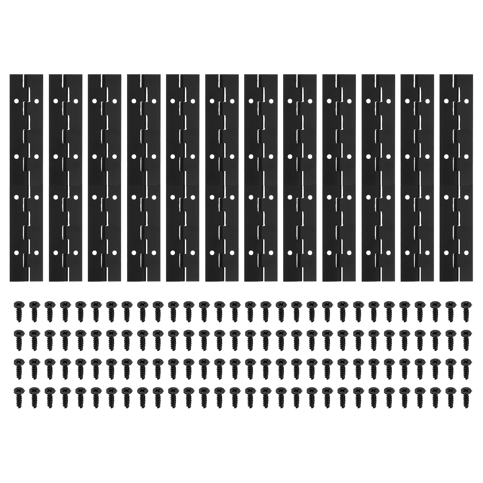8x1.2 Inch Piano Hinge,12 Pcs Continuous Hinge with Holes for Piano ...