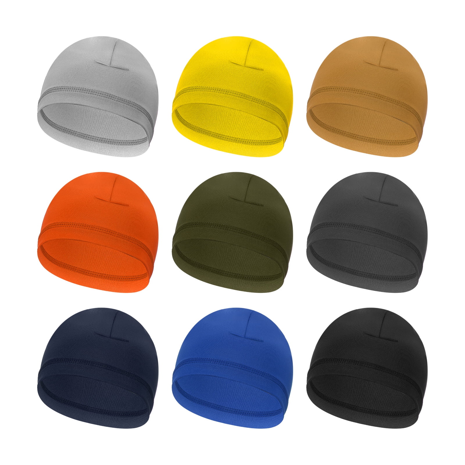 Uxcell Helmet Liner Skull Cap for Men Sweat Wicking Hats Stretchy Under ...