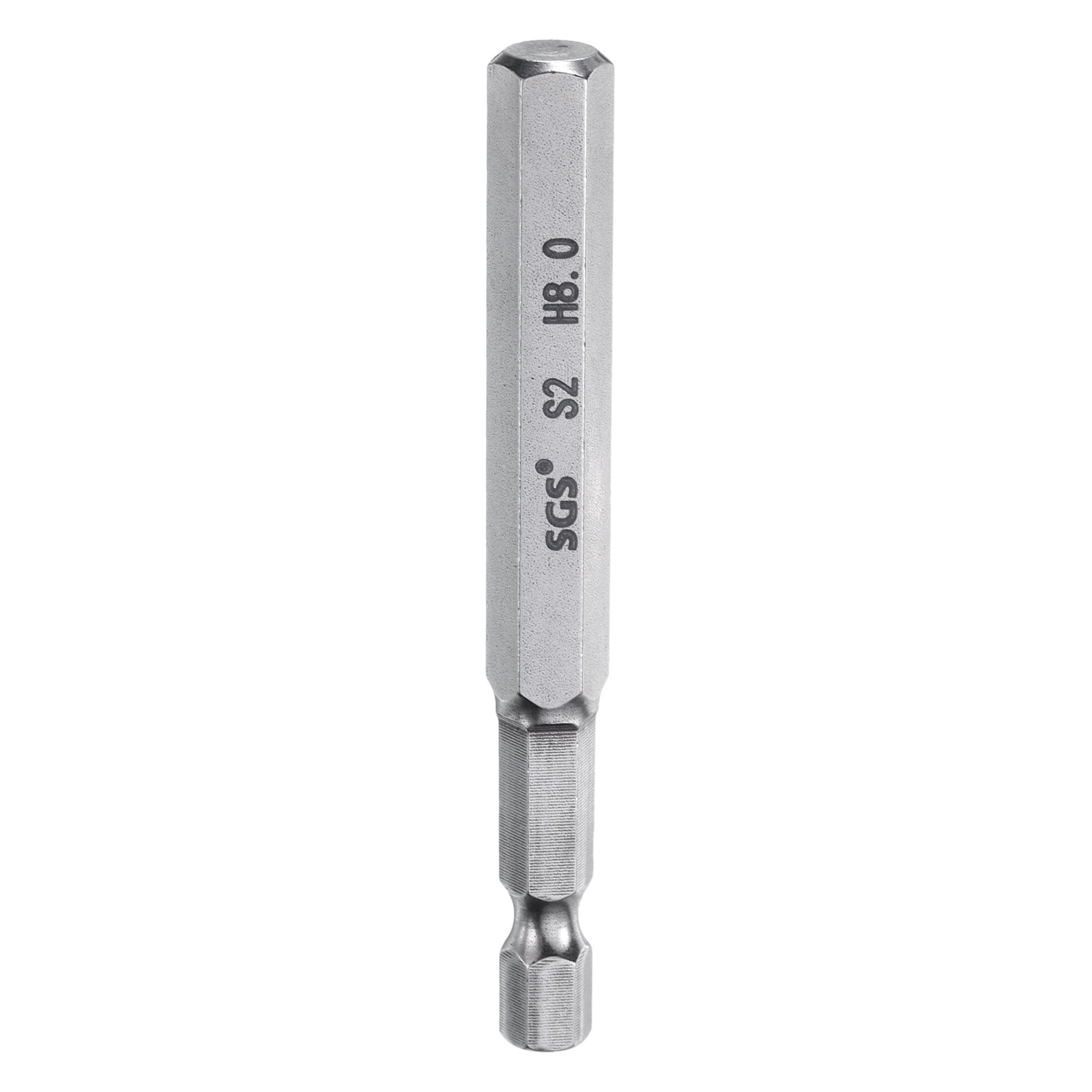 Uxcell Hex Head Wrench Drill Bit 8mm (H8) 1/4" Shank 3" Long S2 Steel ...