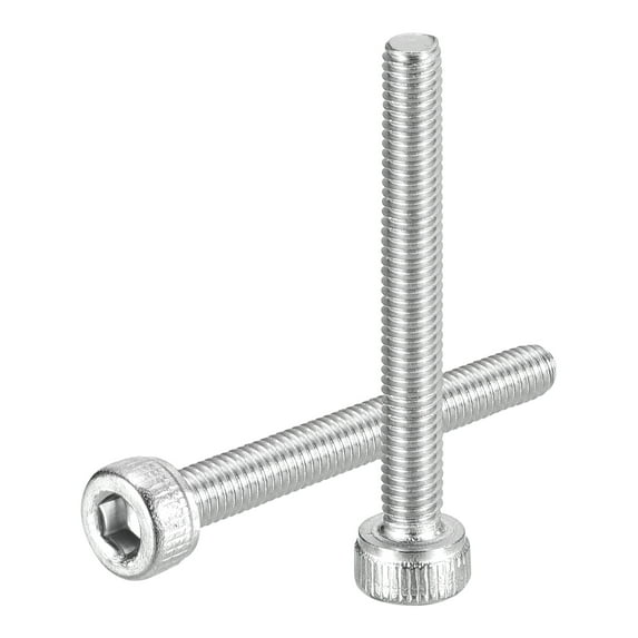 Uxcell Hex Socket Bolts (M3-0.5x30), 304 Stainless Steel Hex Socket ...