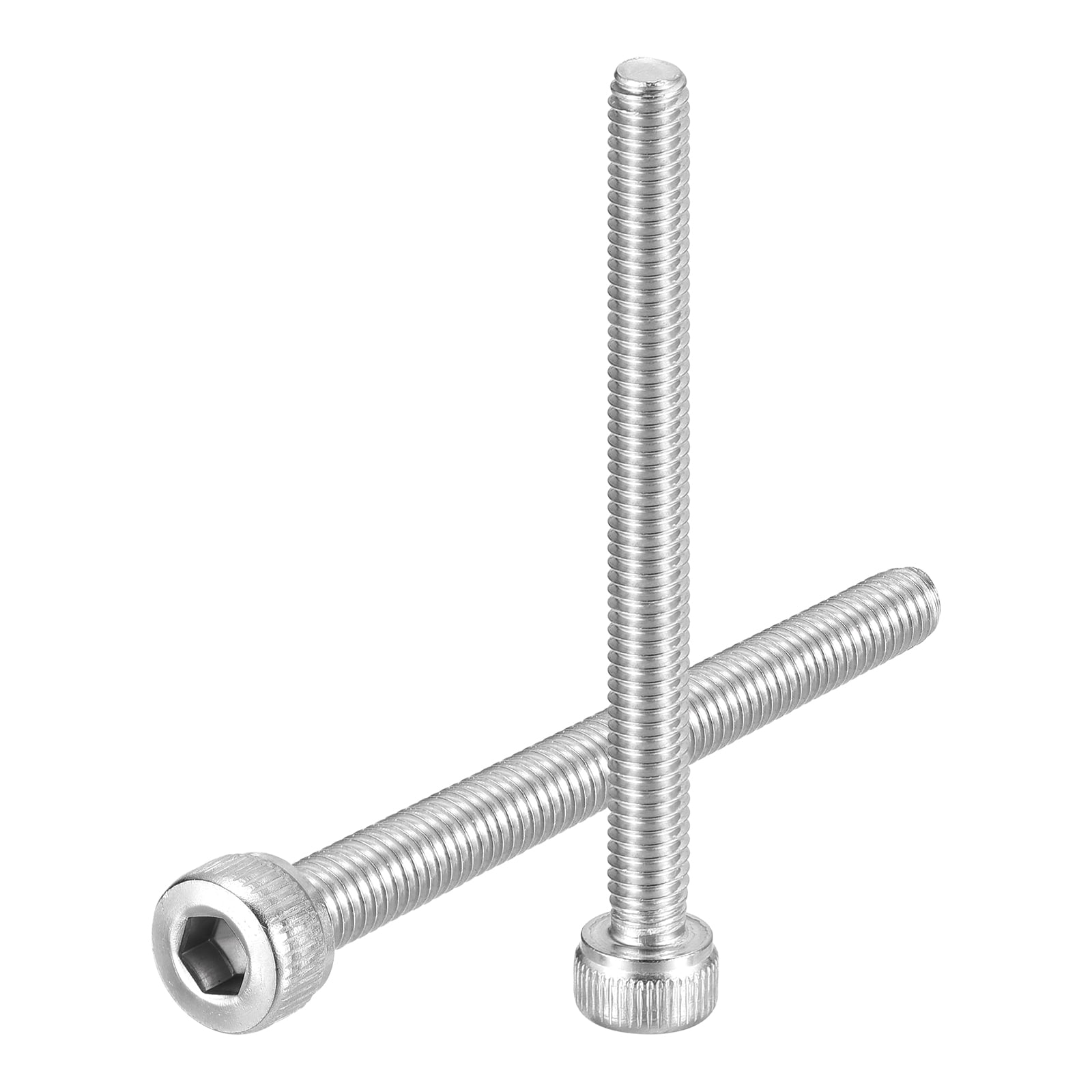 Uxcell Hex Socket Bolts (M4-0.7x8), 304 Stainless Steel Hex Socket ...