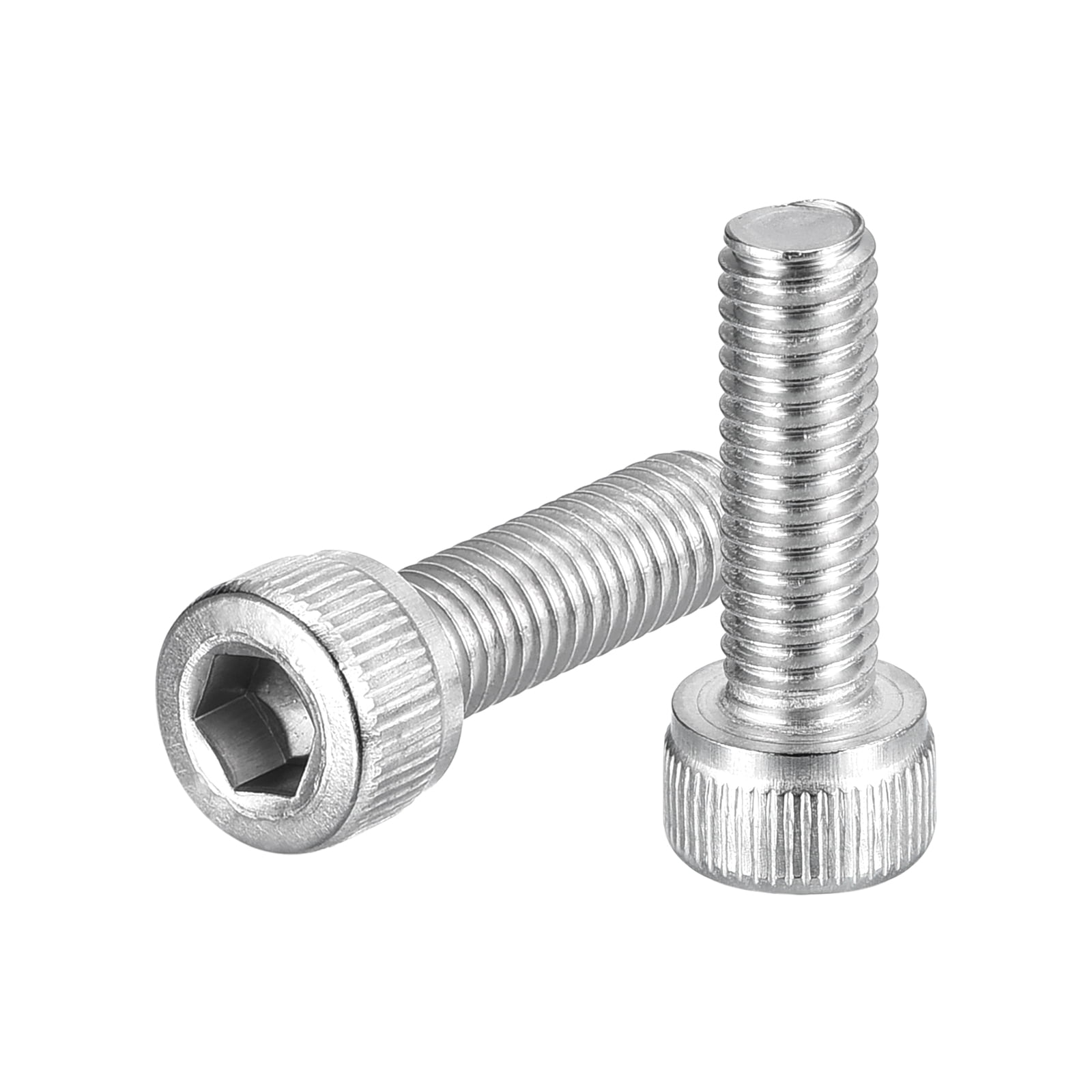 Uxcell Hex Socket Bolts (M5-0.8x45), 304 Stainless Steel Hex Socket ...