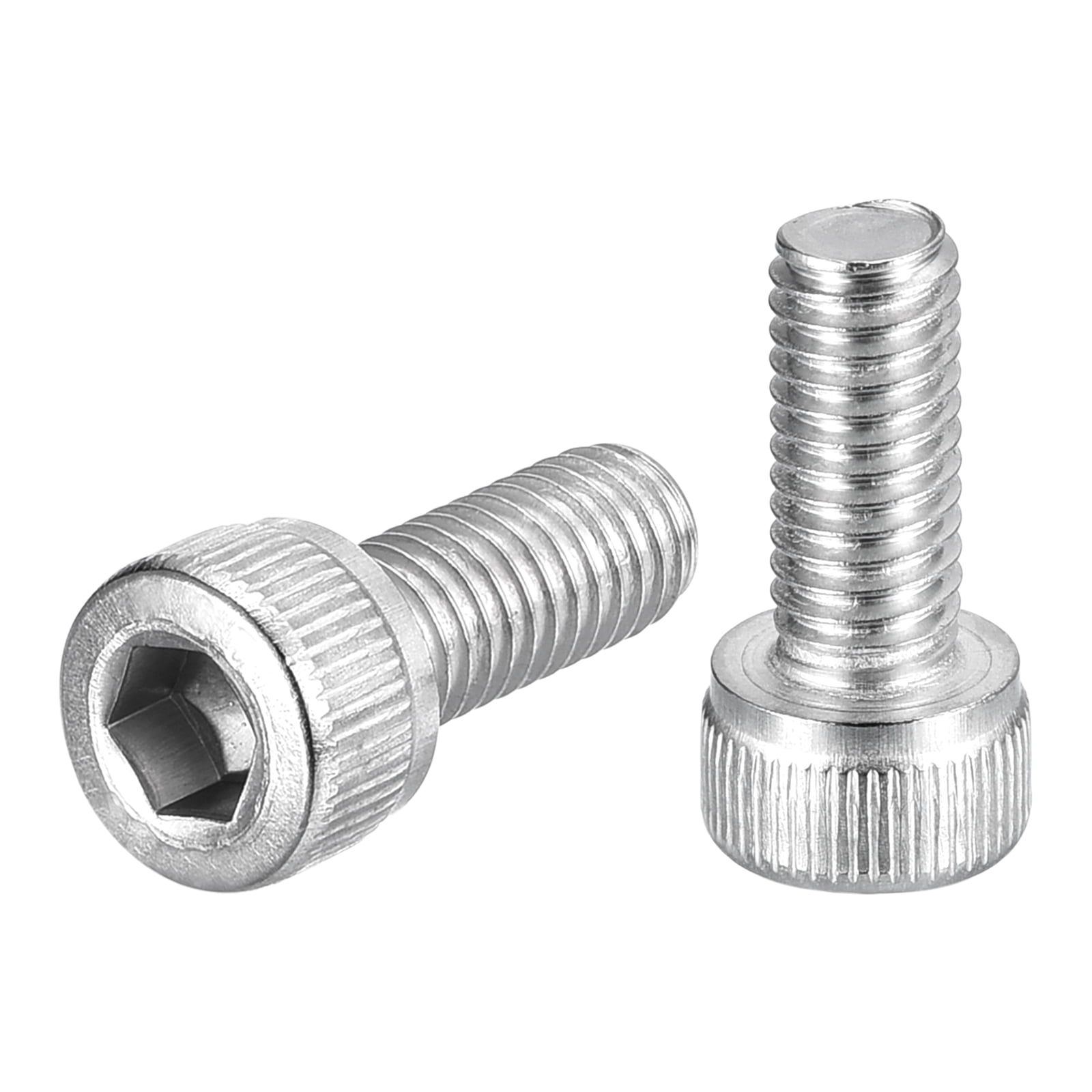 Uxcell Hex Socket Bolts (M5-0.8x45), 304 Stainless Steel Hex Socket ...