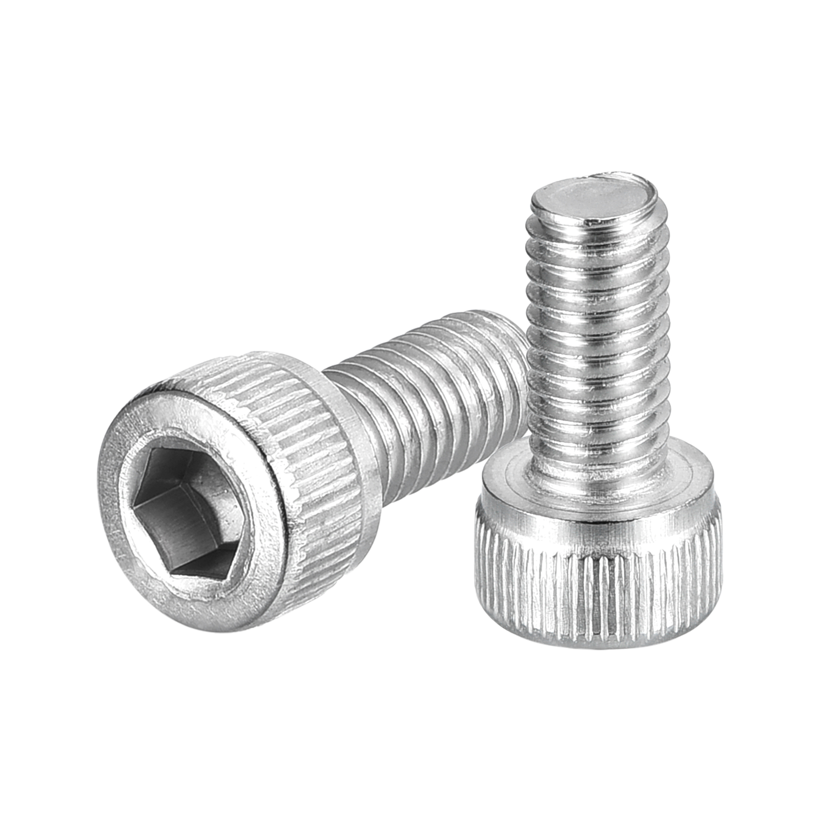 Uxcell Hex Socket Bolts (M5-0.8x45), 304 Stainless Steel Hex Socket ...