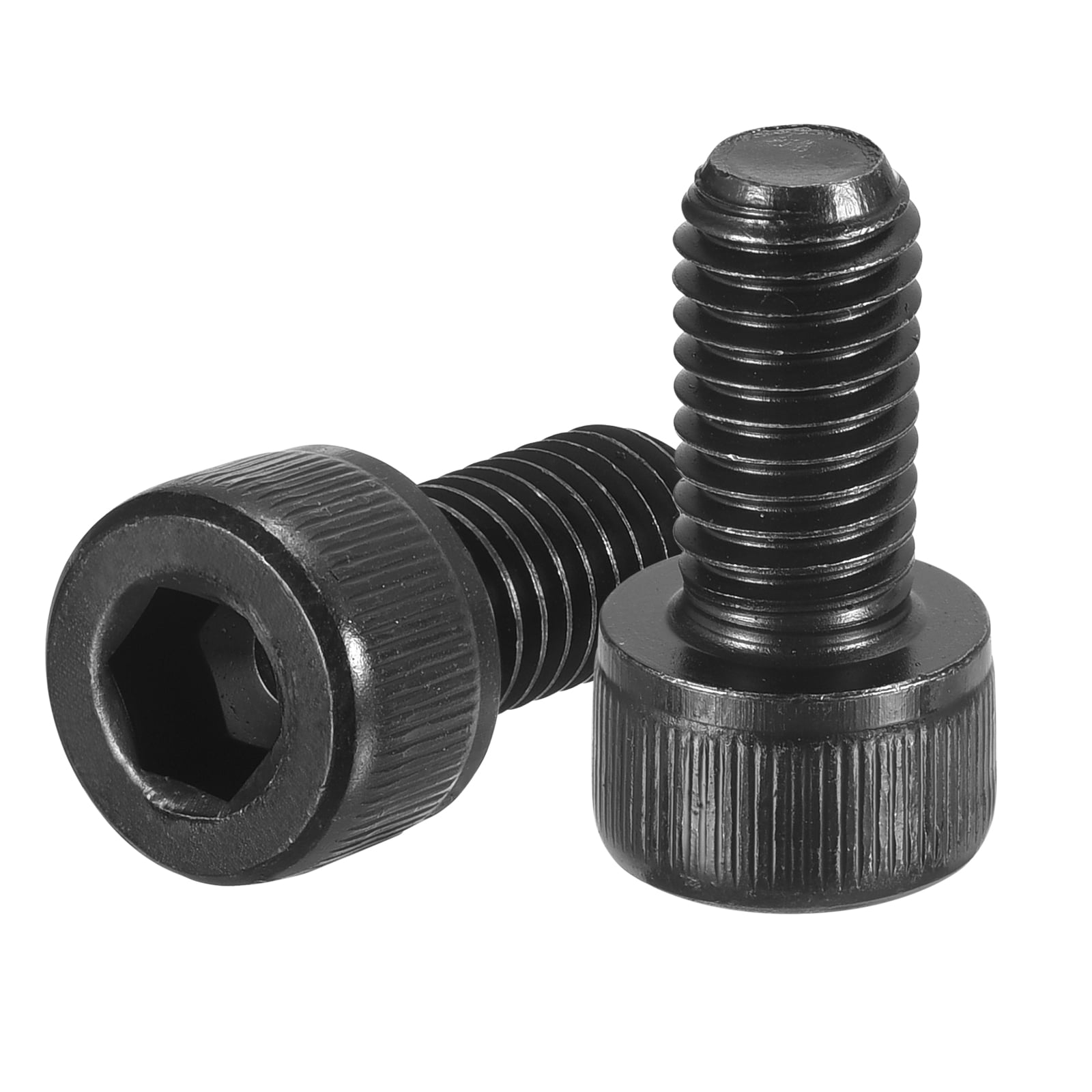 Uxcell Hex Socket Bolts (M8-1.25x20), Grade 12.9 Carbon Steel Hex ...