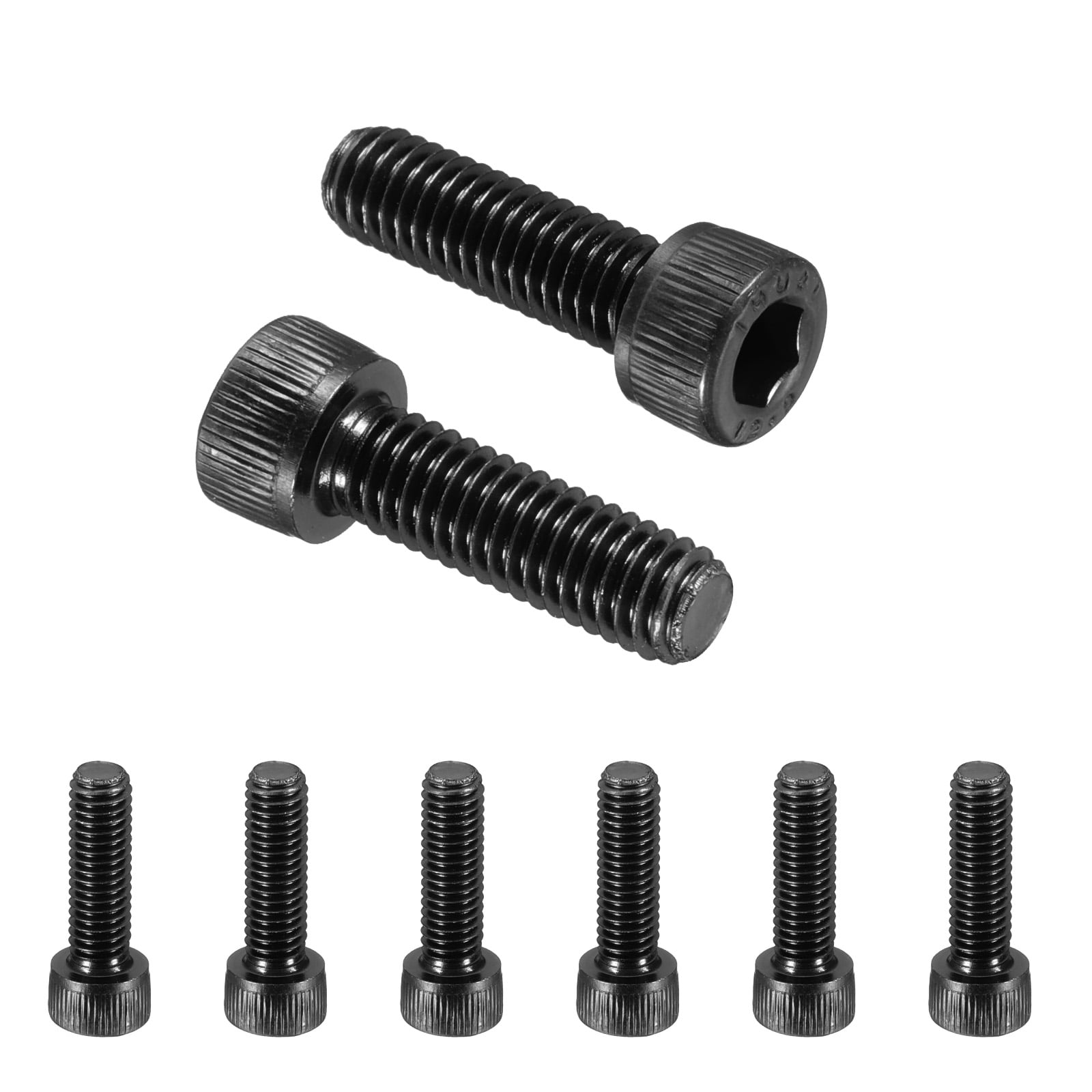 Uxcell Hex Socket Head Cap Screws Bolts, 12.9 Grade Carbon Steel Socket ...