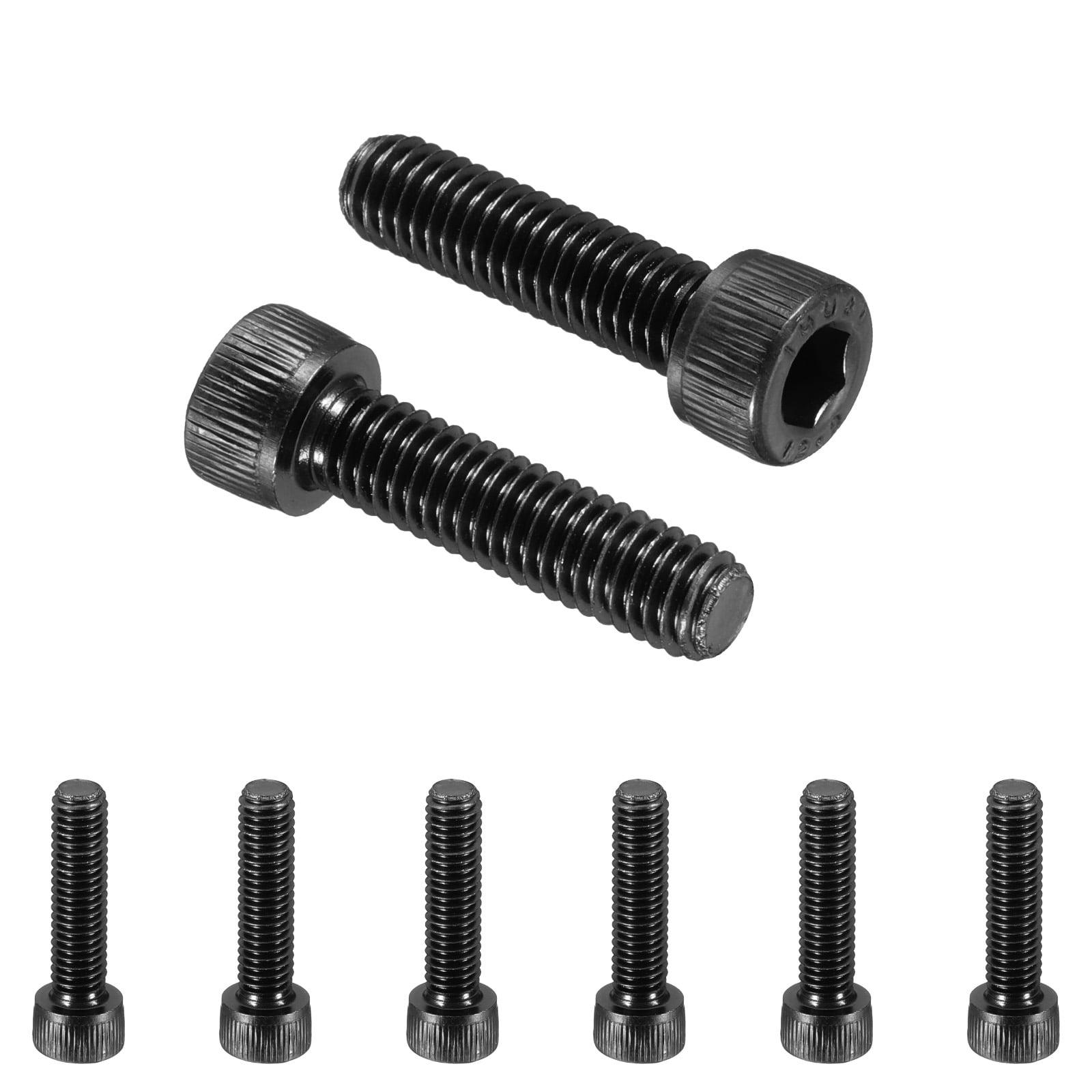Uxcell Hex Socket Head Cap Screws Bolts, 12.9 Grade Carbon Steel Socket ...
