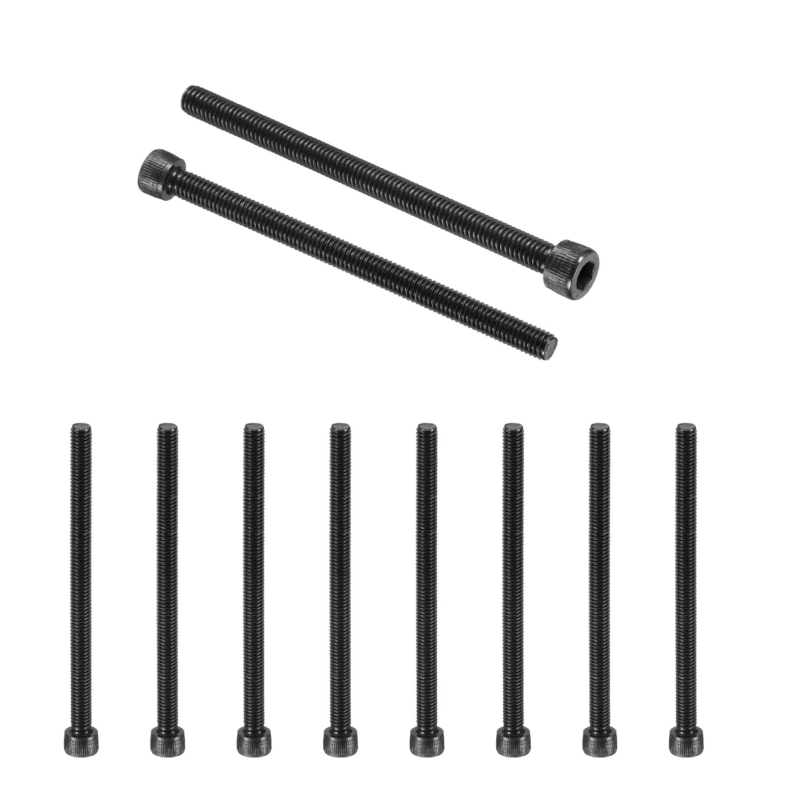 Uxcell 25 Pcs M6 x 90 mm Hex Socket Head Cap Screws Bolts 12.9 Grade ...