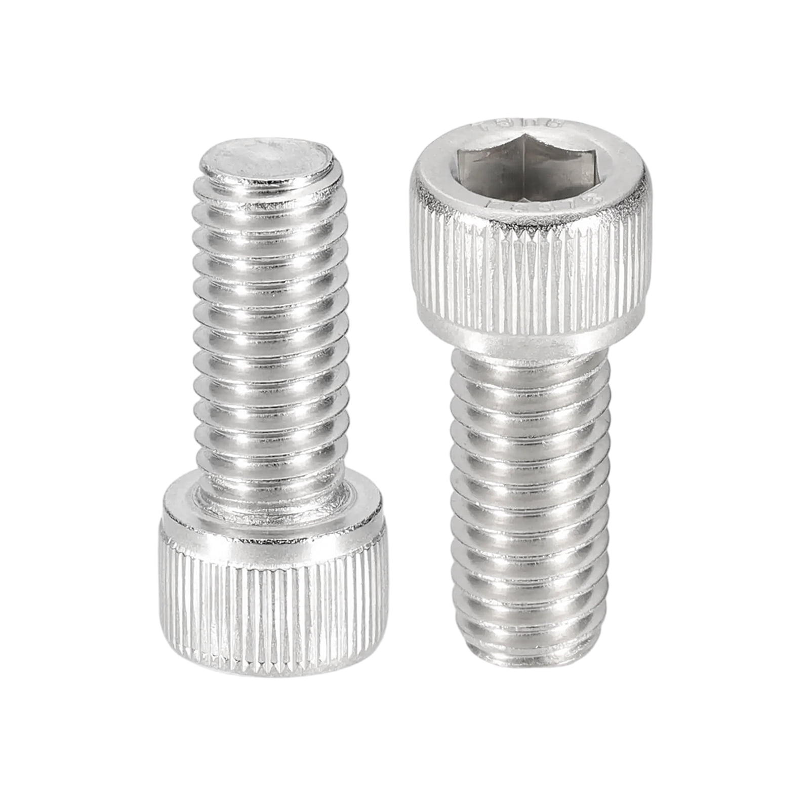 Uxcell Hex Socket Head Cap Screws Bolts, Stainless Steel Screws Bolts, Socket Hex Drive, Full ...