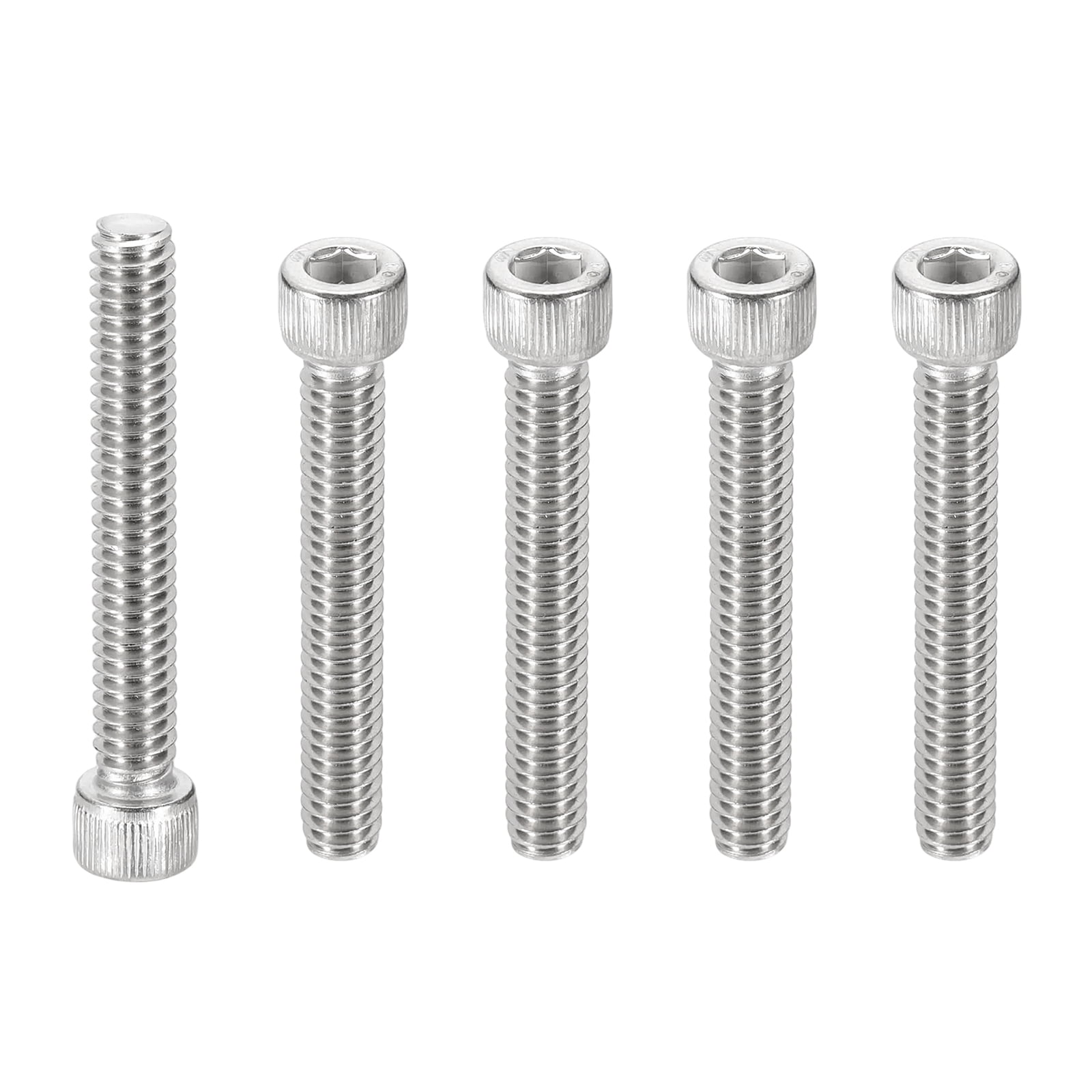 Uxcell Hex Socket Head Cap Screws Bolts, Stainless Steel Screws Bolts ...