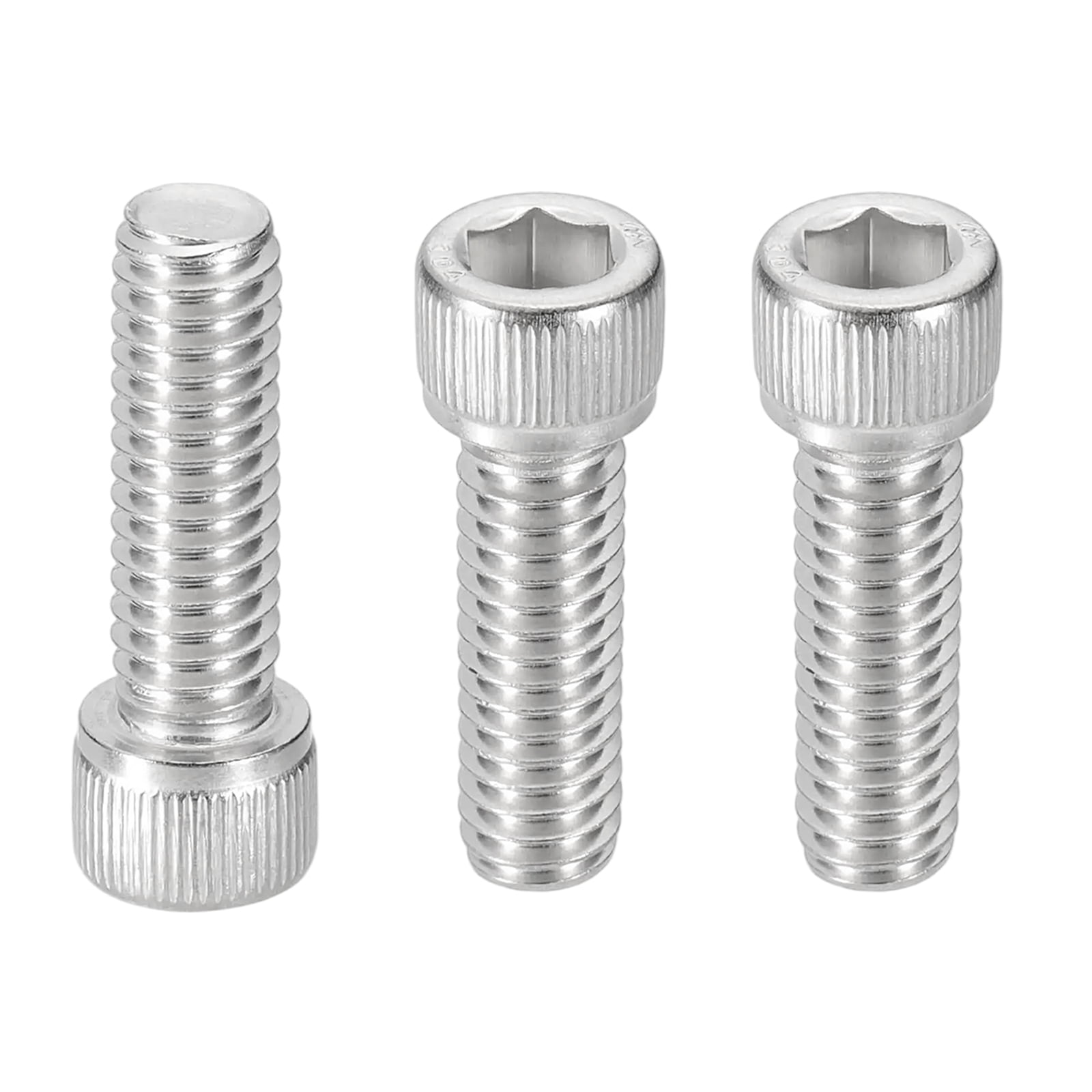 Uxcell Hex Socket Head Cap Screws Bolts, Stainless Steel Screws Bolts ...