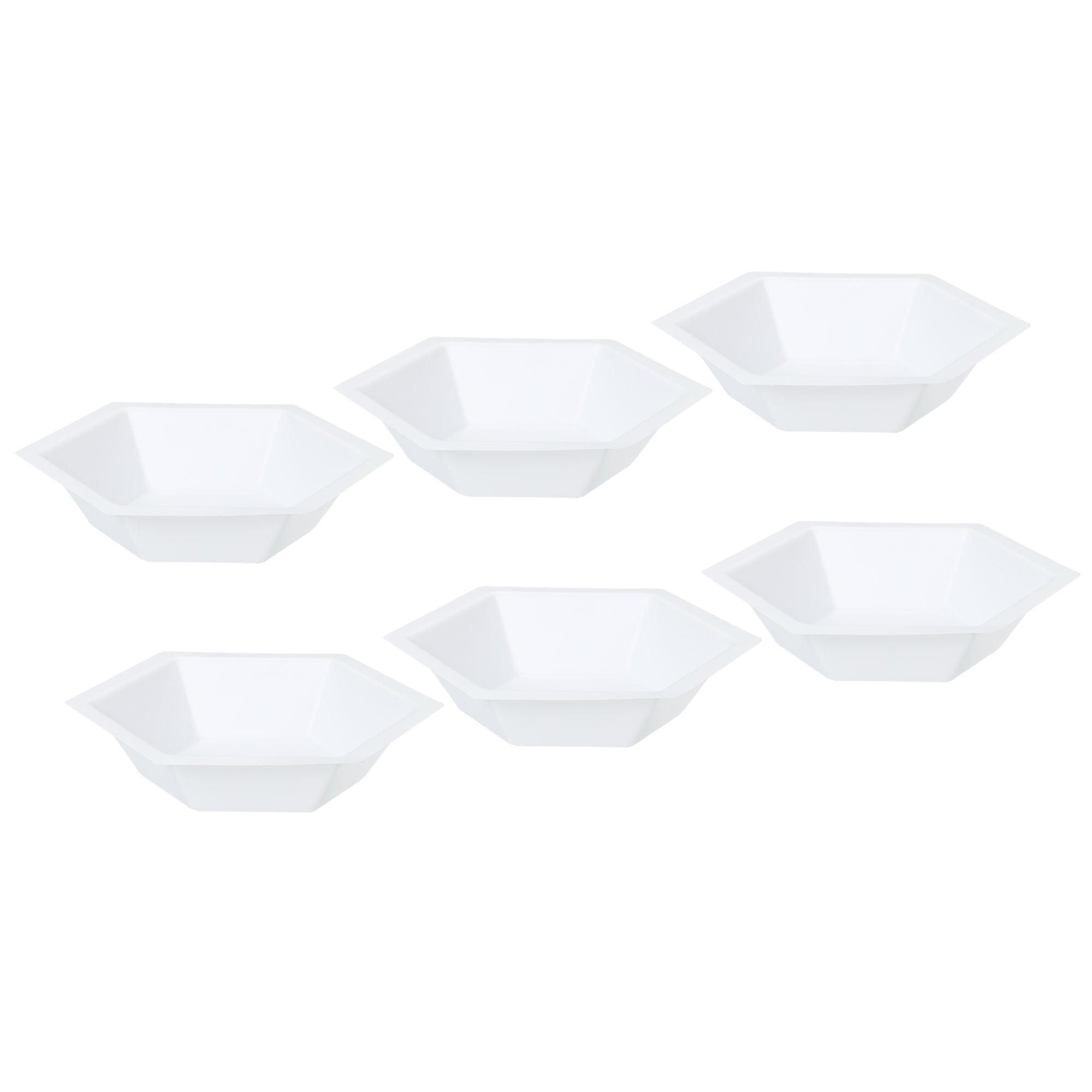 Uxcell Hexagonal Weigh Boats Medium Scale Trays Powder Dispenser, White ...