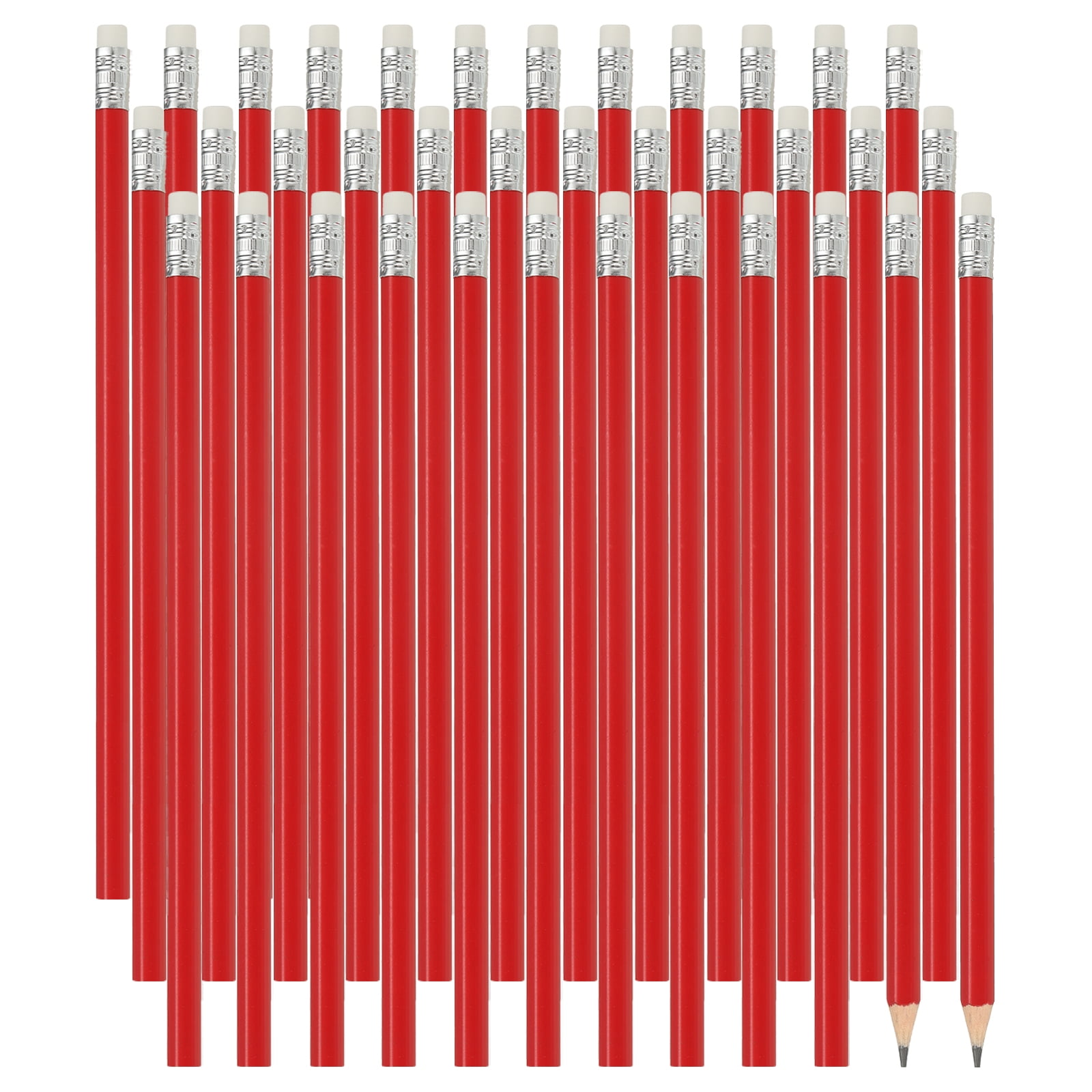 Uxcell Hexagonal Wooden Pencils Bulk, 48 Pack HB Graphite Pencils with ...