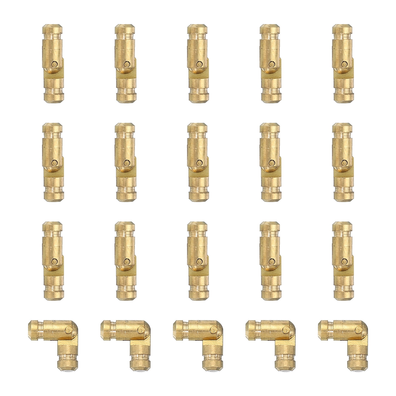 Uxcell Hidden Brass Barrel Hinges Invisible Hinges Folding Support ...
