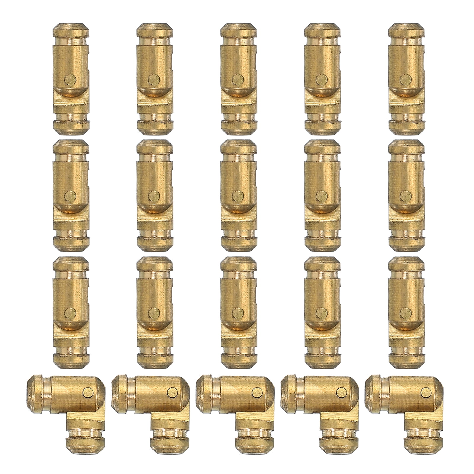 Uxcell Hidden Brass Barrel Hinges Invisible Hinges Folding Support ...