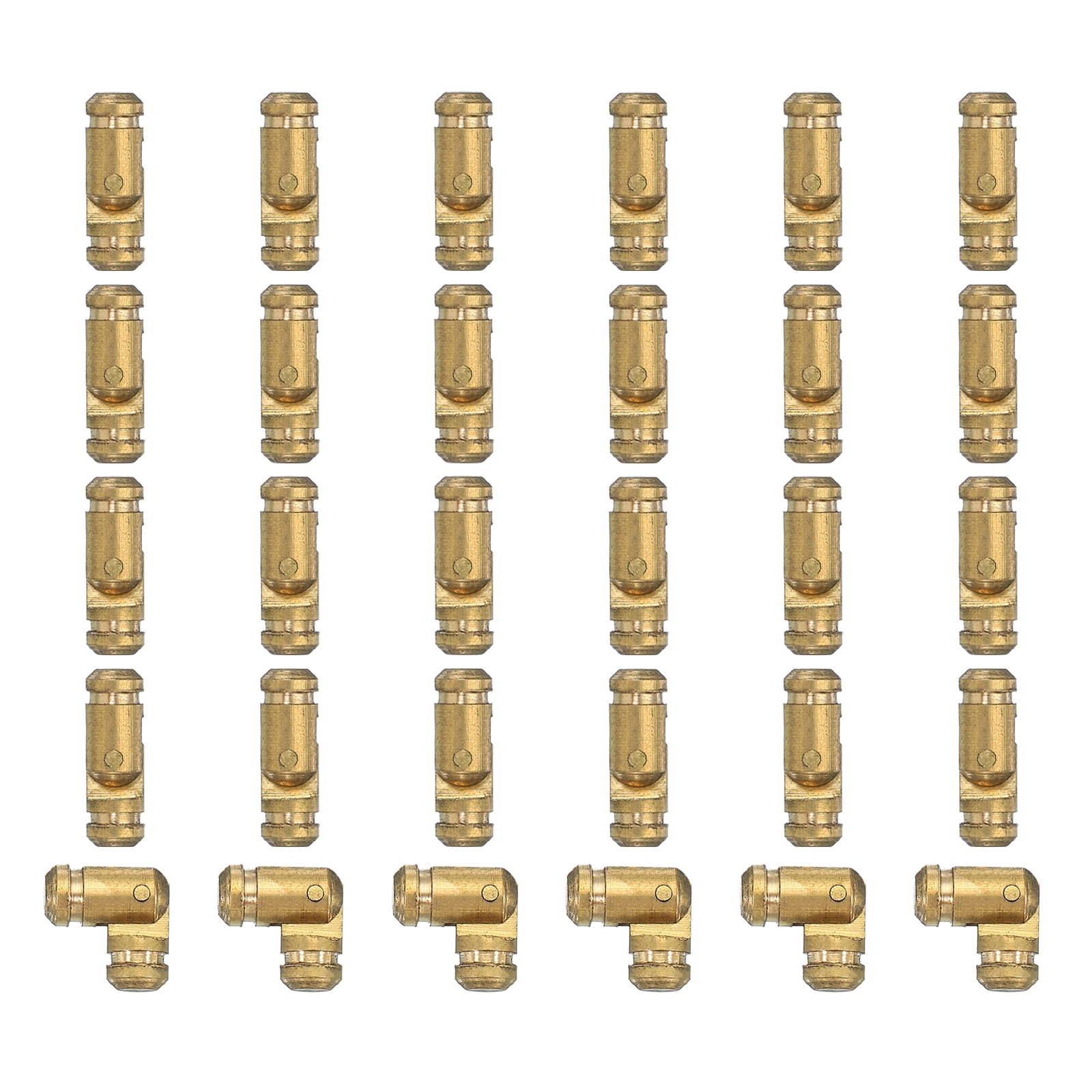 Uxcell Hidden Brass Barrel Hinges Invisible Hinges Folding Support ...