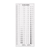 Uxcell High Precision SEC Size Estimation Chart 100mm Covered for ...