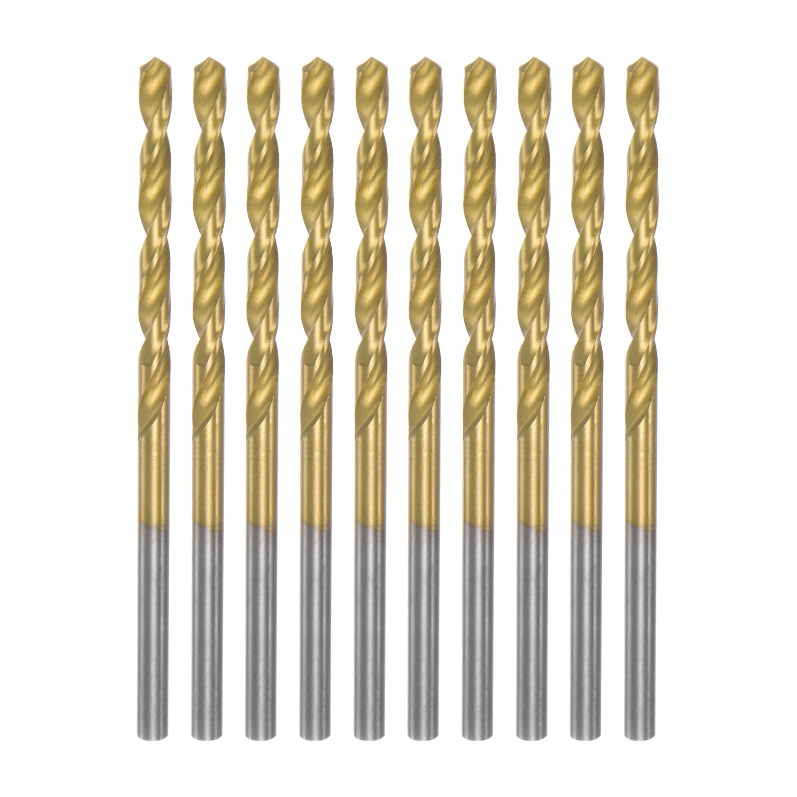 Uxcell High Speed Steel Twist Drill Bit 2.7mm Fully Ground Titanium ...
