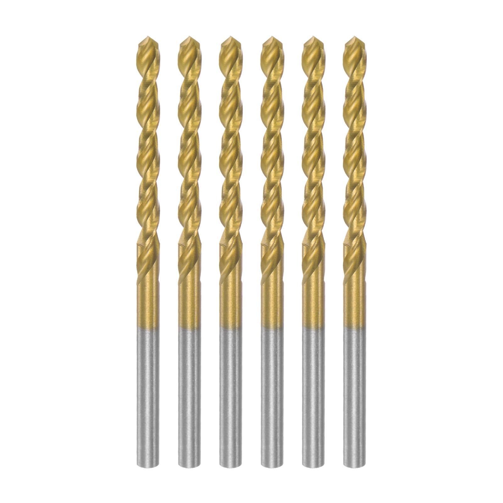 Uxcell High Speed Steel Twist Drill Bit 3.8mm Fully Ground Titanium ...