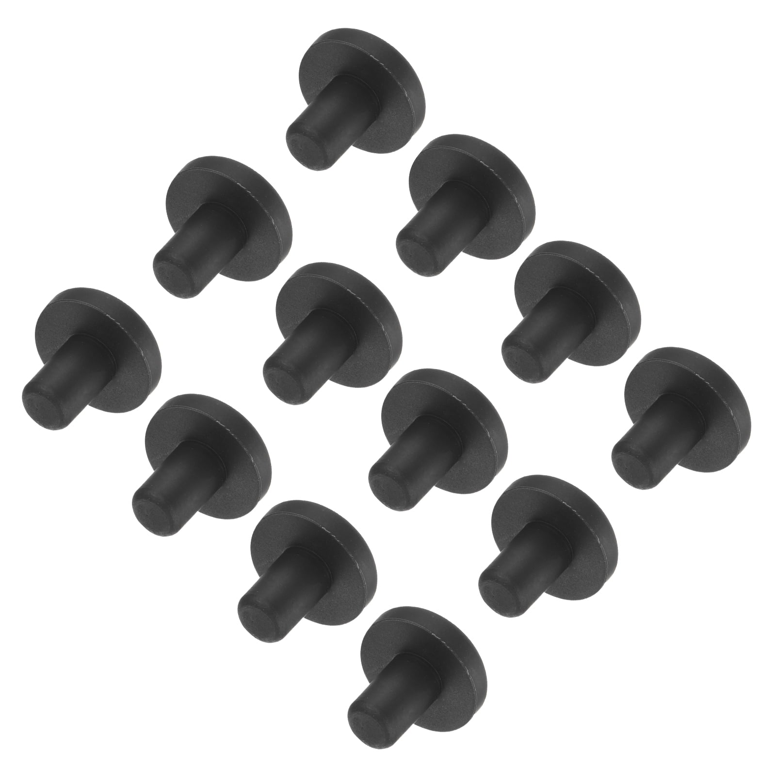 Uxcell High Temp Silicone Plug Mount Dia 5mm/0.2 inch t Shaped Rubber ...