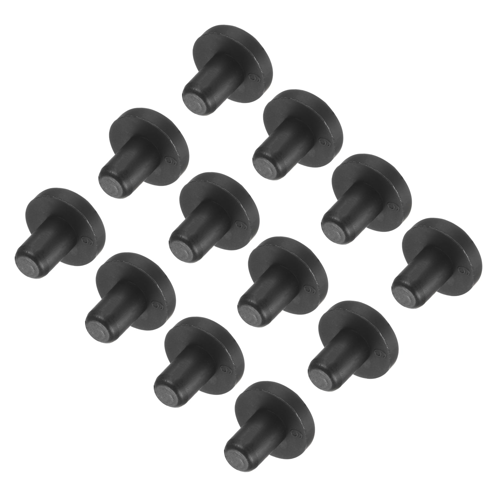 Uxcell High Temp Silicone Plug Mount Dia 6mm/0.24 inch t Shaped Rubber ...