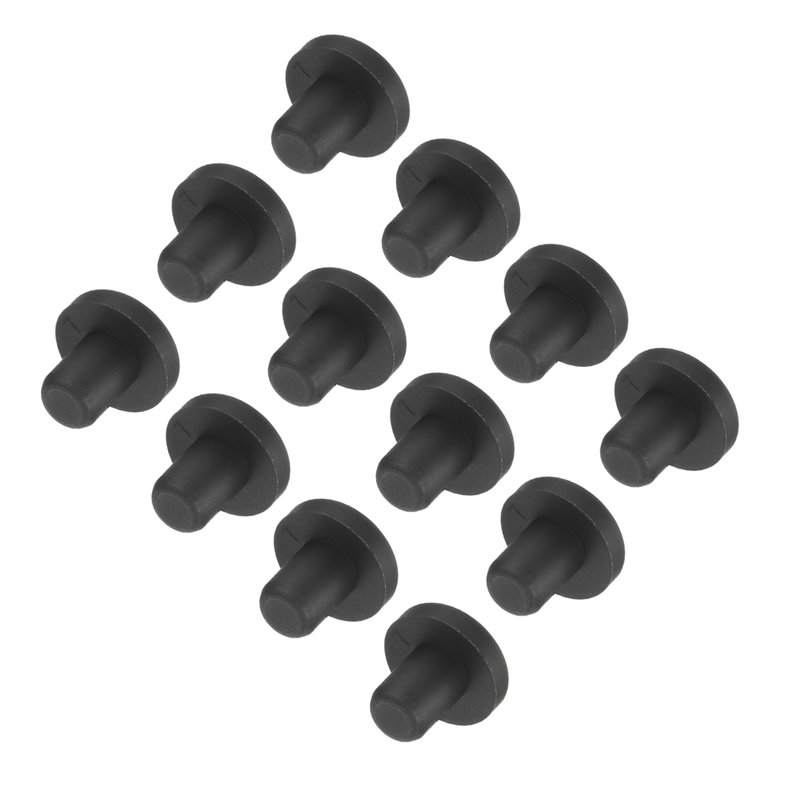 Uxcell High Temp Silicone Plug Mount Dia 7mm/0.28 inch t Shaped Rubber ...