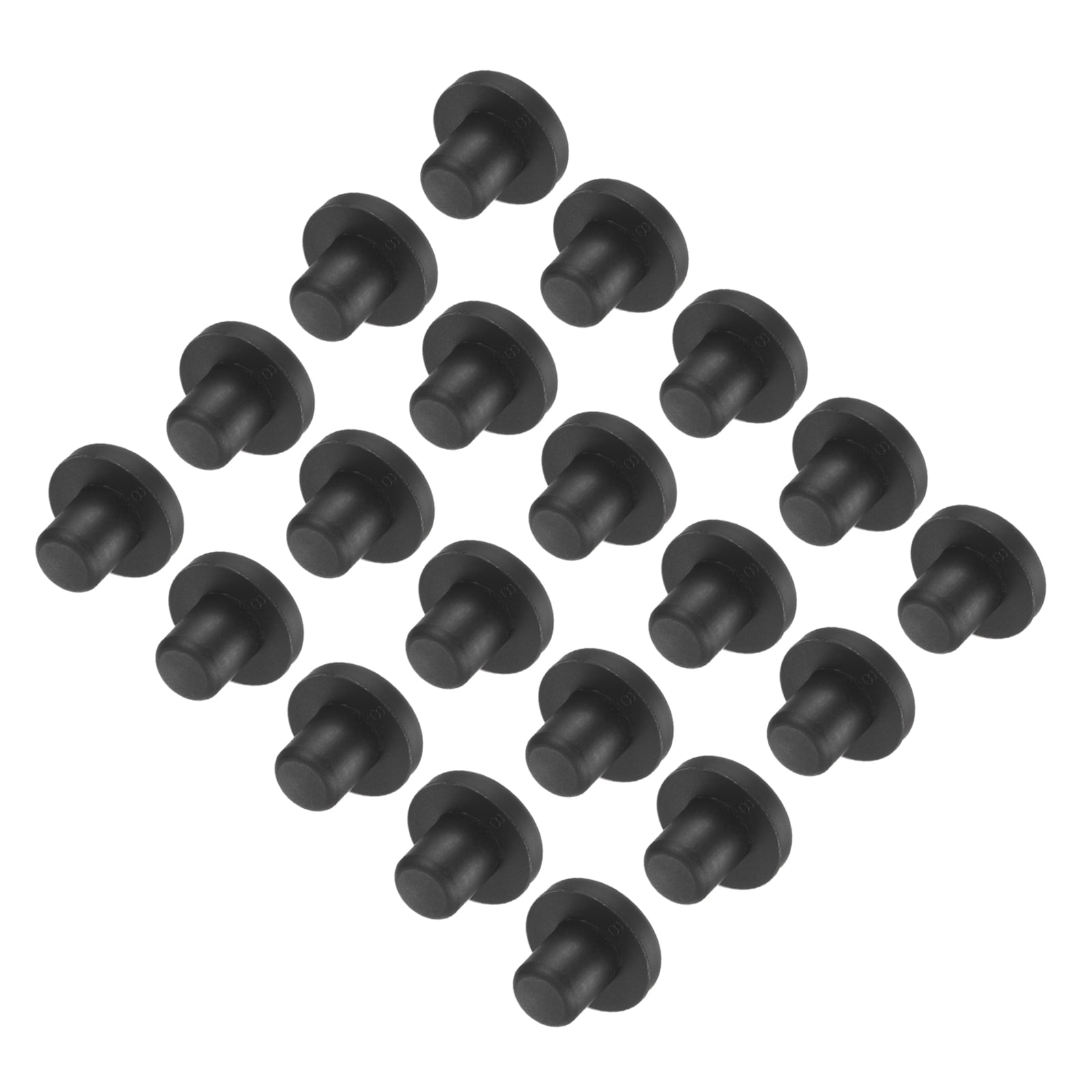 Uxcell High Temp Silicone Plug Mount Dia 8mm/0.31 inch t Shaped Rubber ...