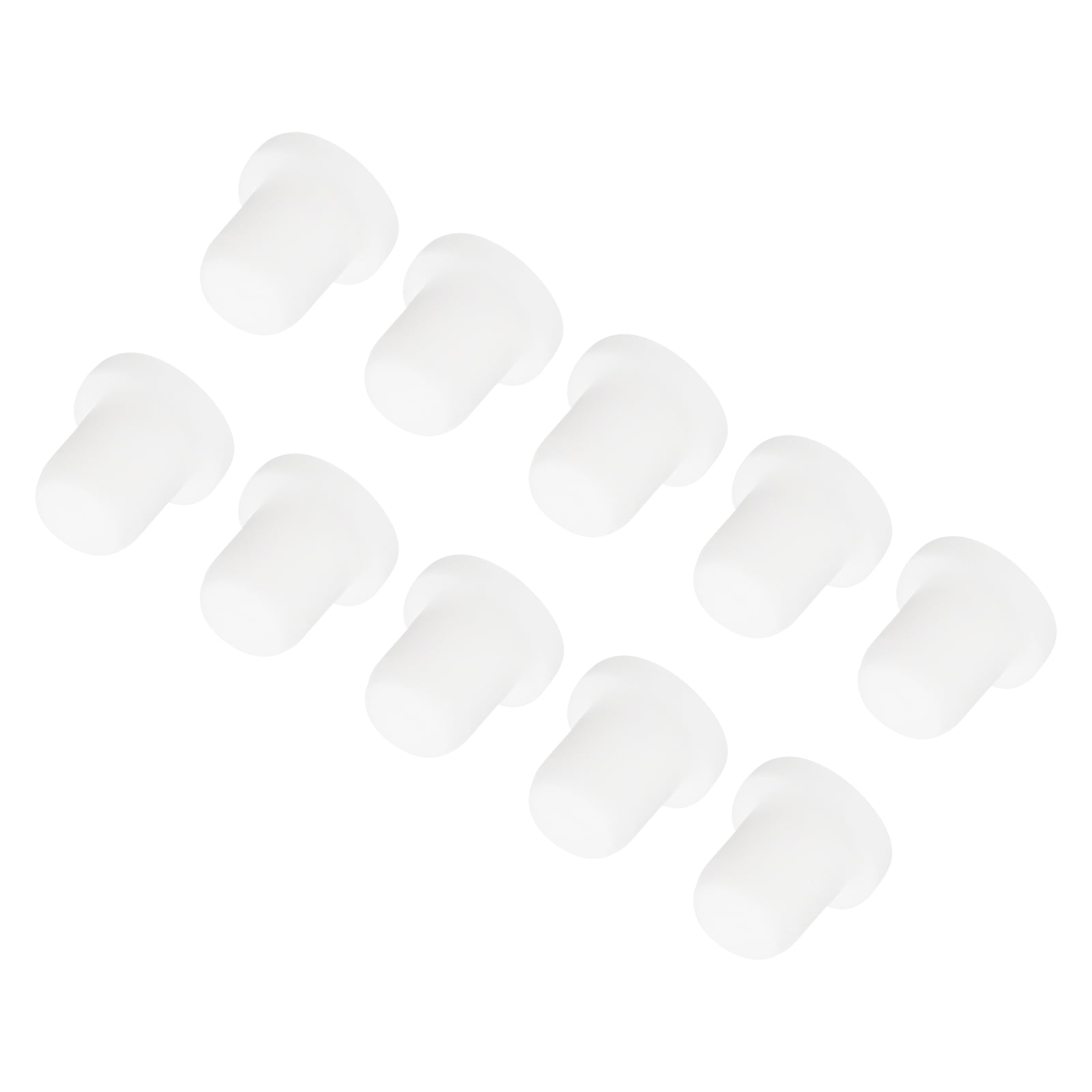 Uxcell High Temp Silicone Plug Solid Silicon Stopper 6.5mm White ...