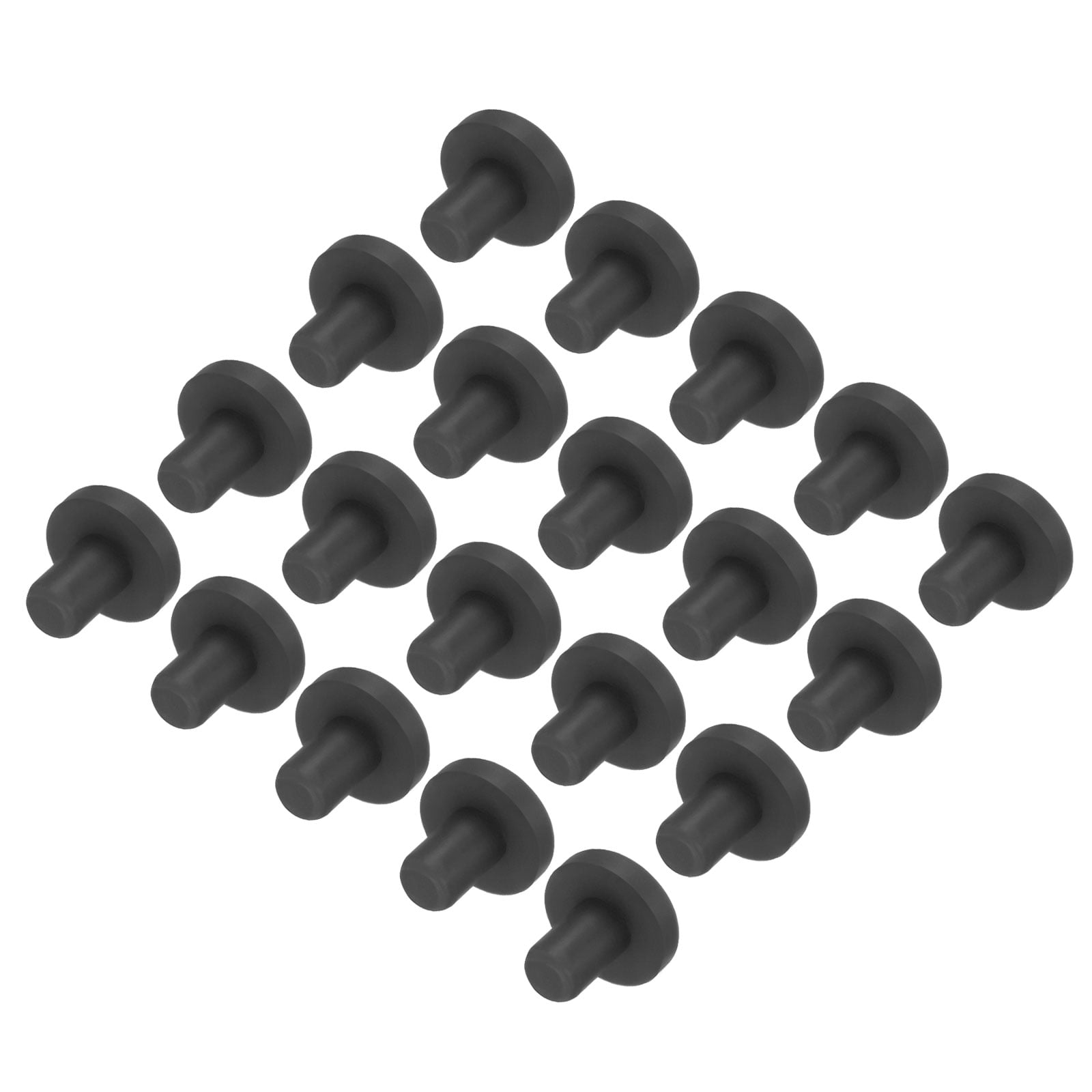 Uxcell High Temp Silicone Plug T Shaped Solid Silicon Stopper for ...