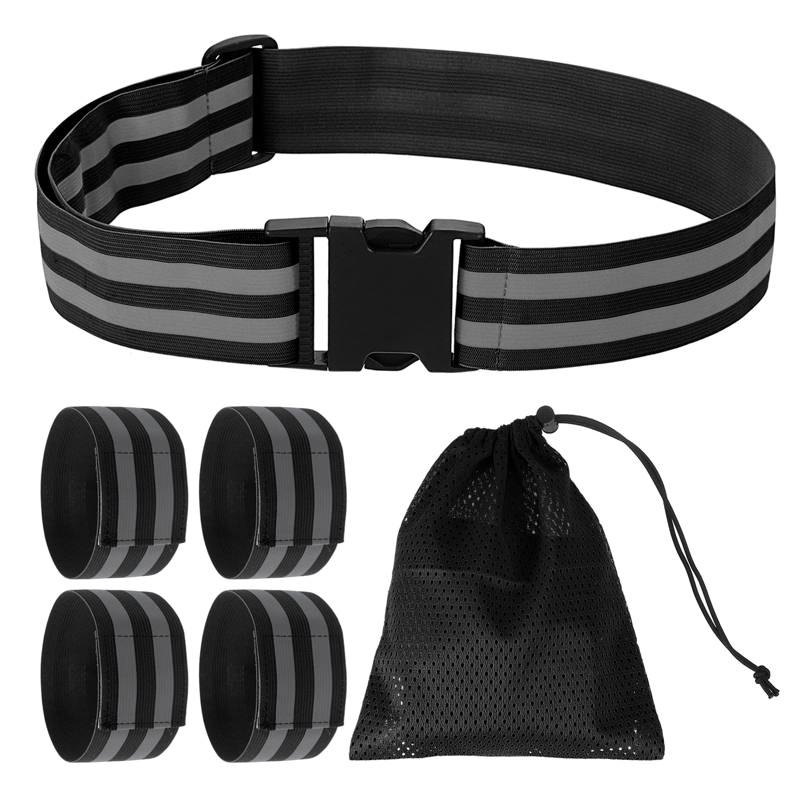 Uxcell High Visibility Reflective Bands, Adjustable PT Belt with ...