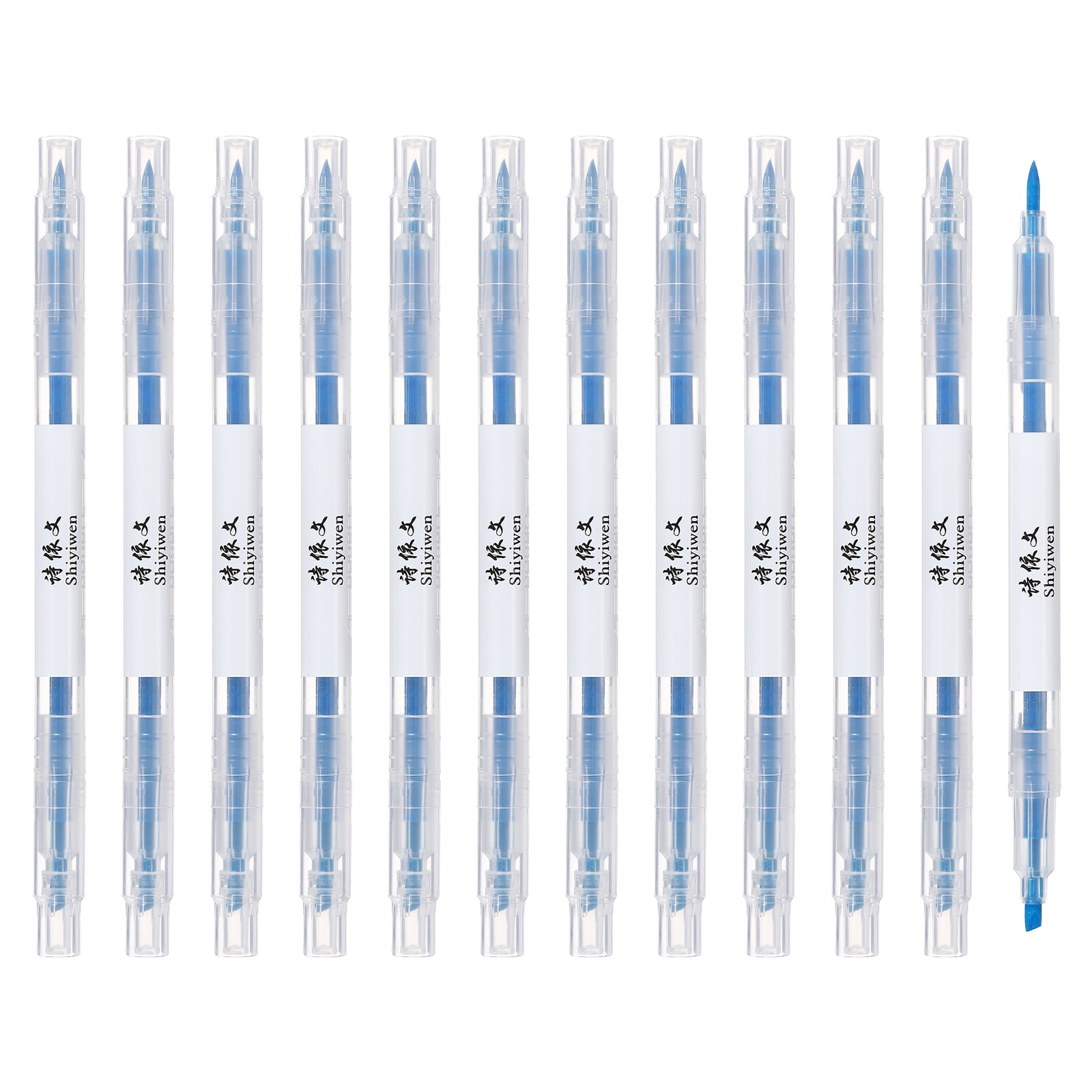Uxcell Highlighter Pen, 12 Pack Double Ended Highlighter Broad and Fine ...