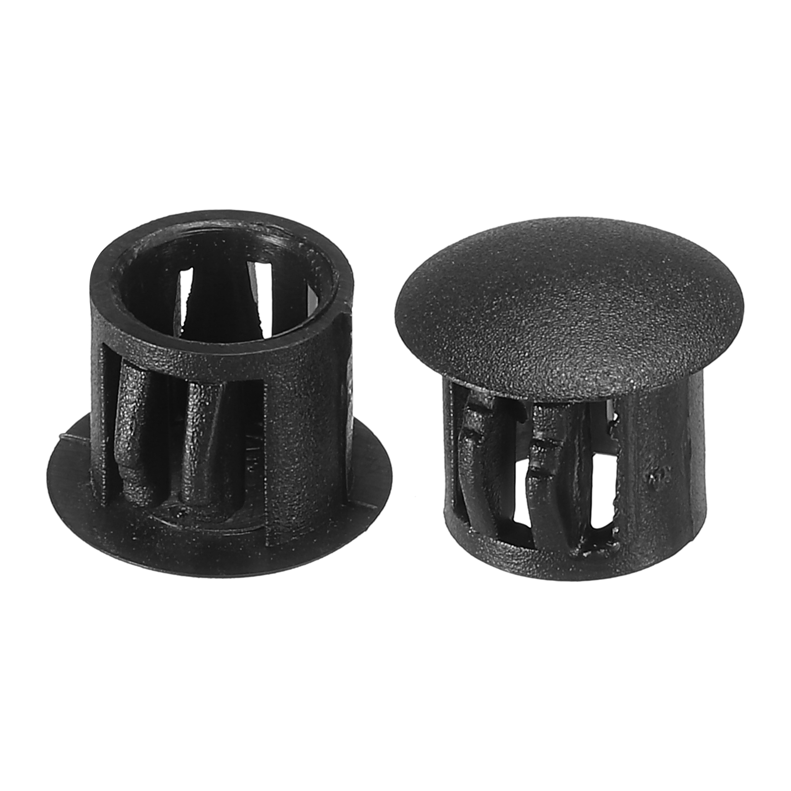 Uxcell Hole Plugs Plastic Screw Bumper Hole Plug Flush Snap Type Round ...