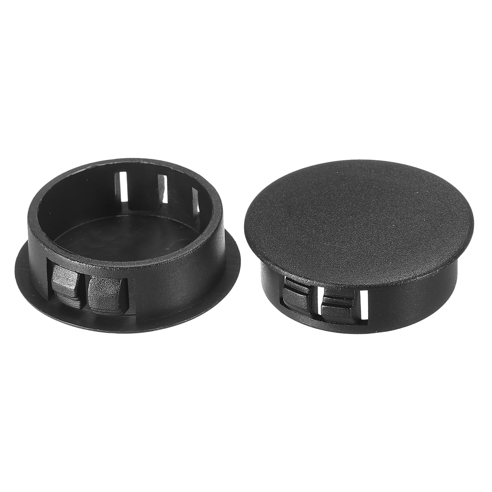 Uxcell Hole Plugs Plastic Screw Bumper Hole Plug Flush Snap Type Round ...