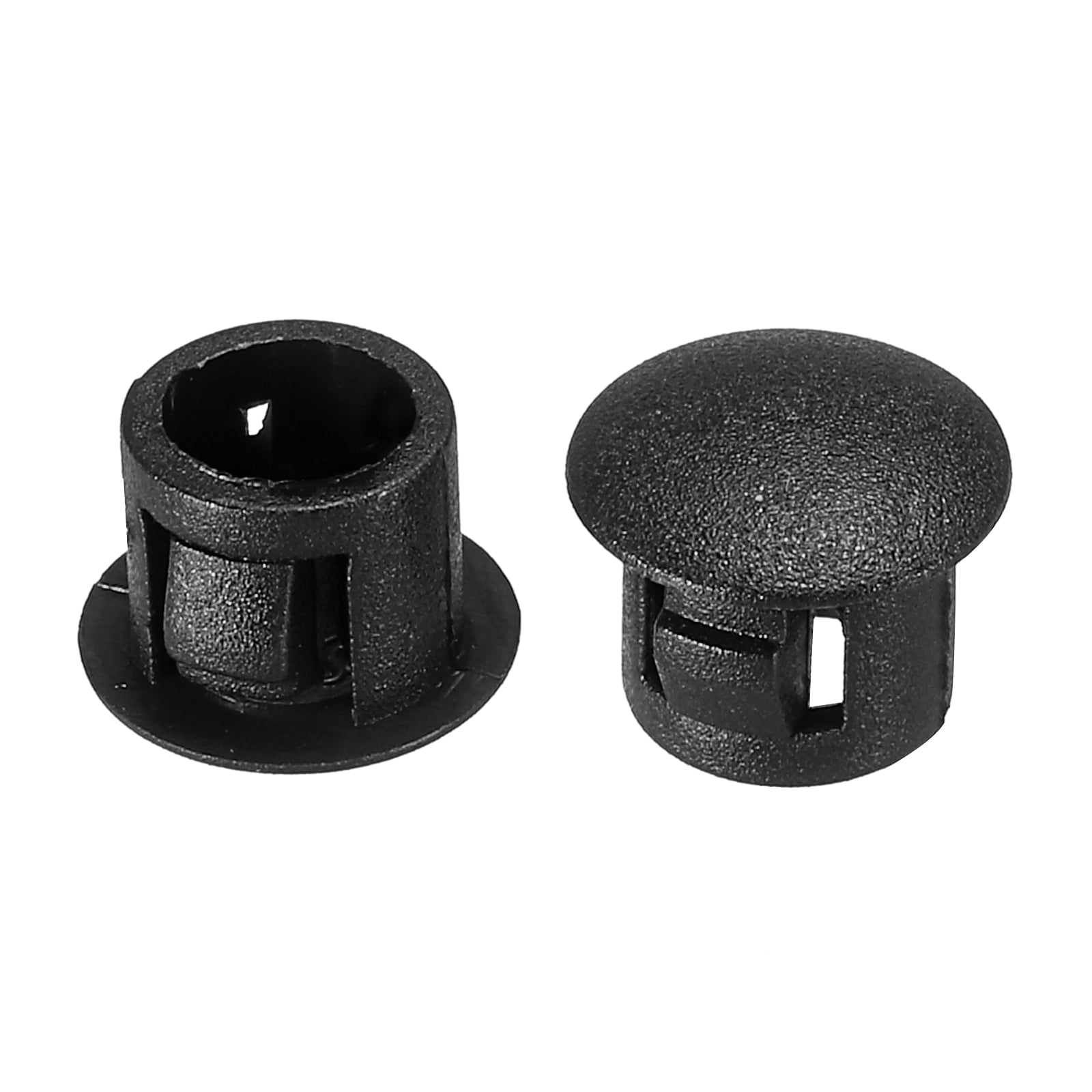 Uxcell Hole Plugs Plastic Screw Bumper Hole Plug Flush Snap Type Round ...