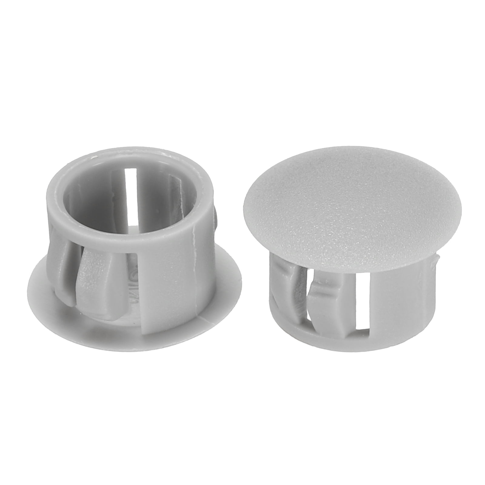 Uxcell Hole Plugs Plastic Screw Bumper Hole Plug Flush Snap Type Round ...