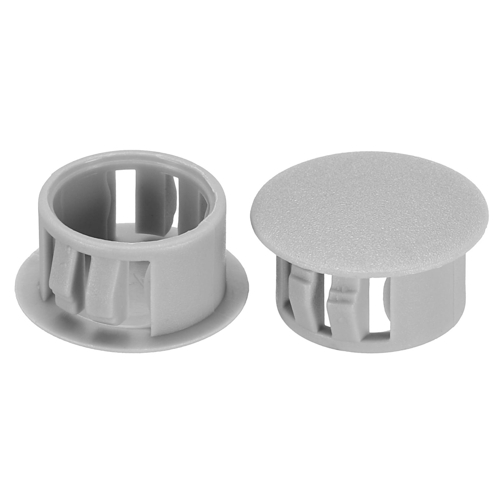 Uxcell Hole Plugs Plastic Screw Bumper Hole Plug Flush Snap Type Round ...