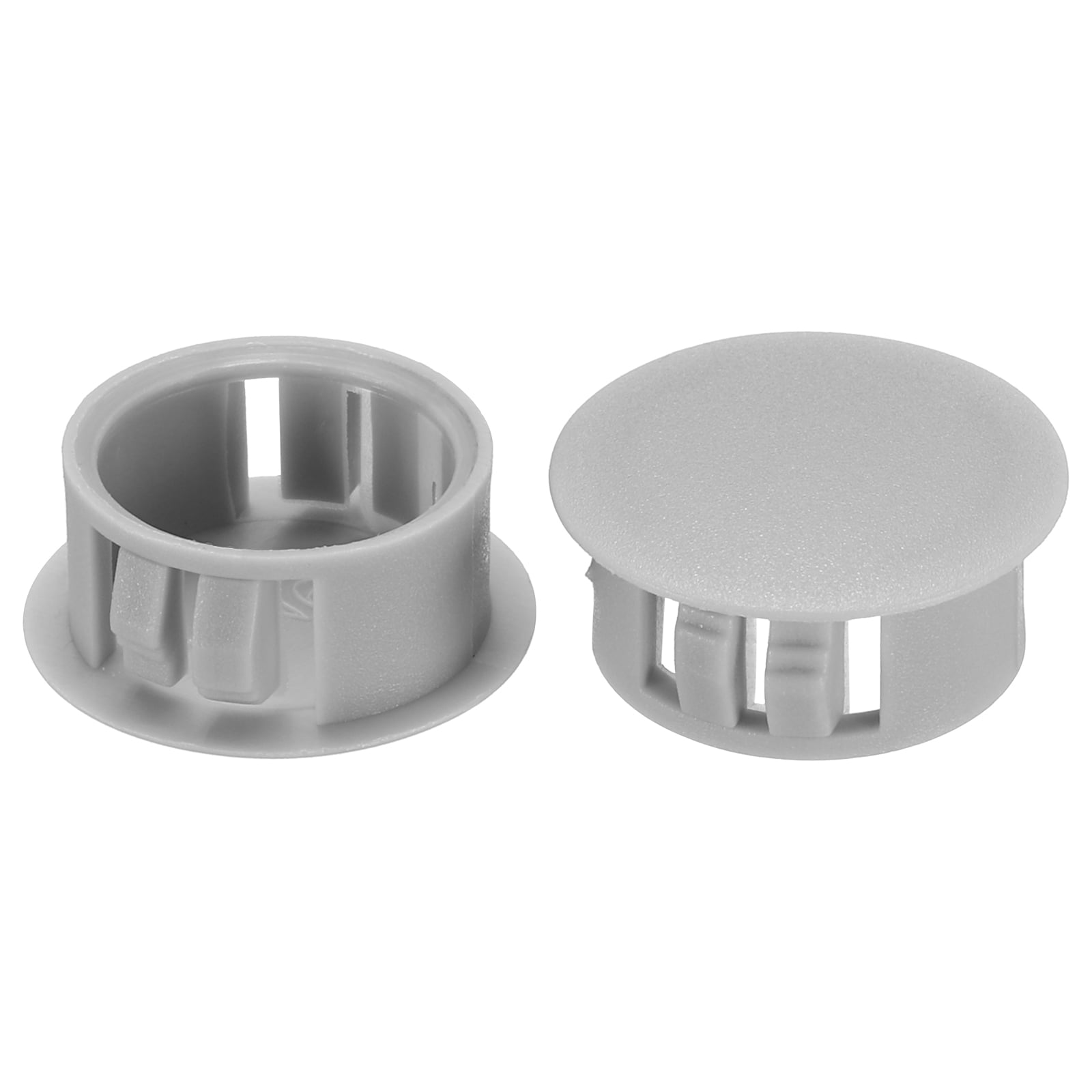 Uxcell Hole Plugs Plastic Screw Bumper Hole Plug Flush Snap Type Round ...