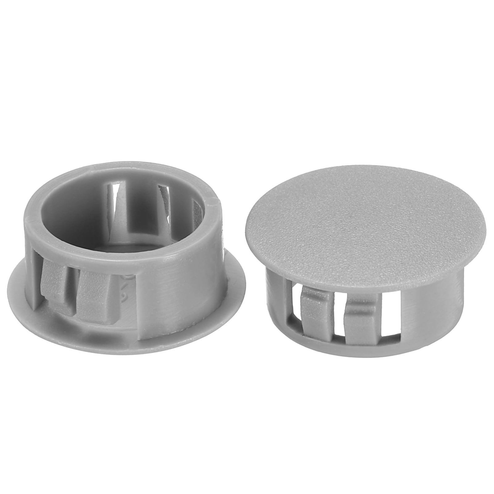 Uxcell Hole Plugs Plastic Screw Bumper Hole Plug Flush Snap Type Round ...