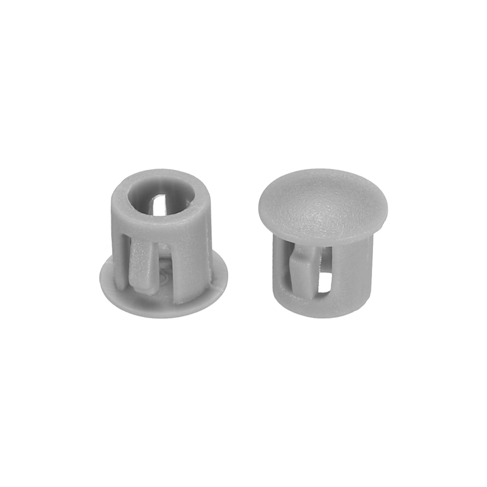 Uxcell Hole Plugs Plastic Screw Bumper Hole Plug Flush Snap Type Round ...