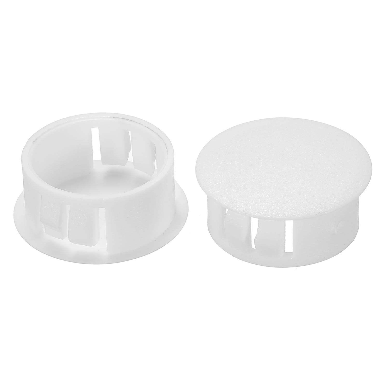 Uxcell Hole Plugs Plastic Screw Bumper Hole Plug Flush Snap Type Round ...