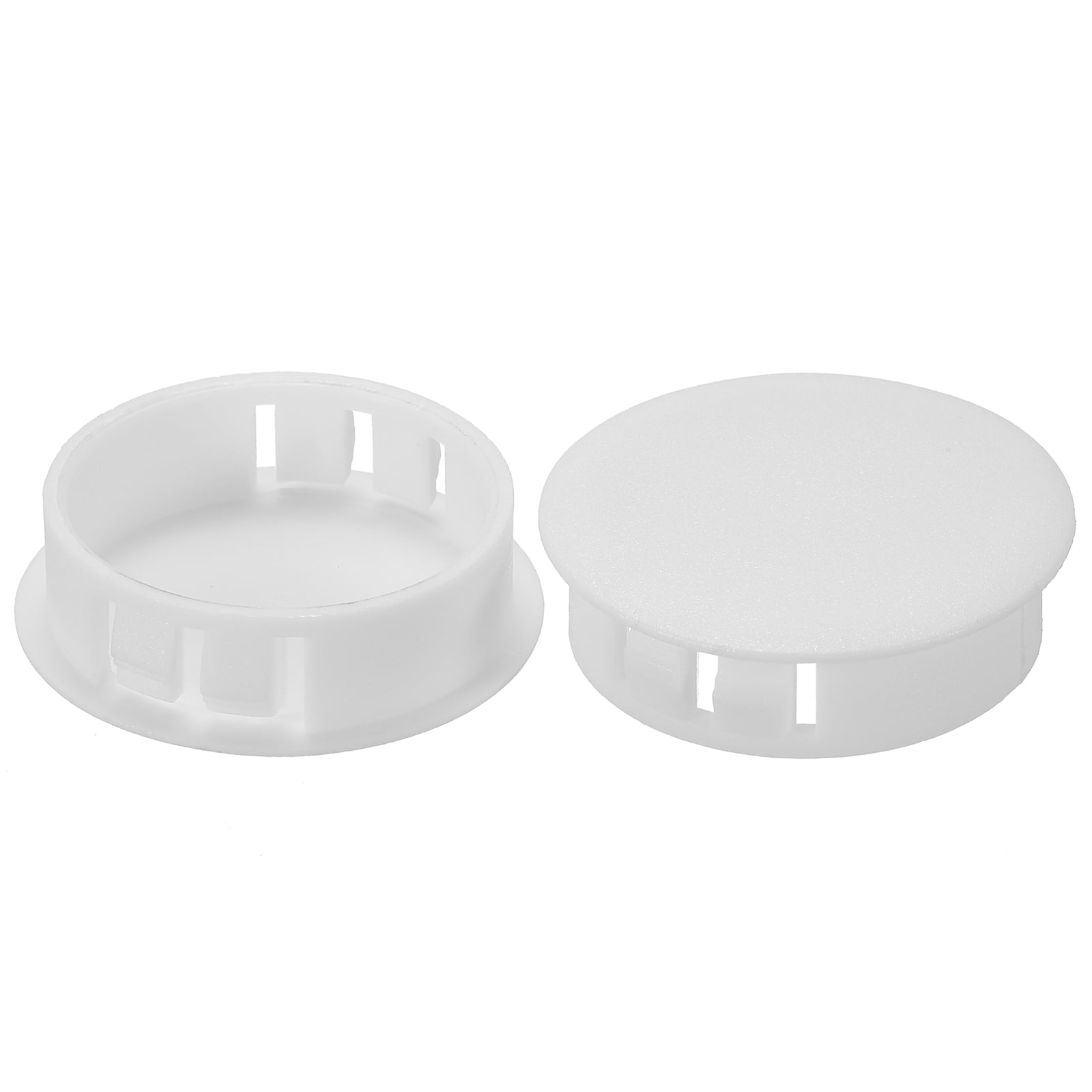 Uxcell Hole Plugs Plastic Screw Bumper Hole Plug Flush Snap Type Round ...