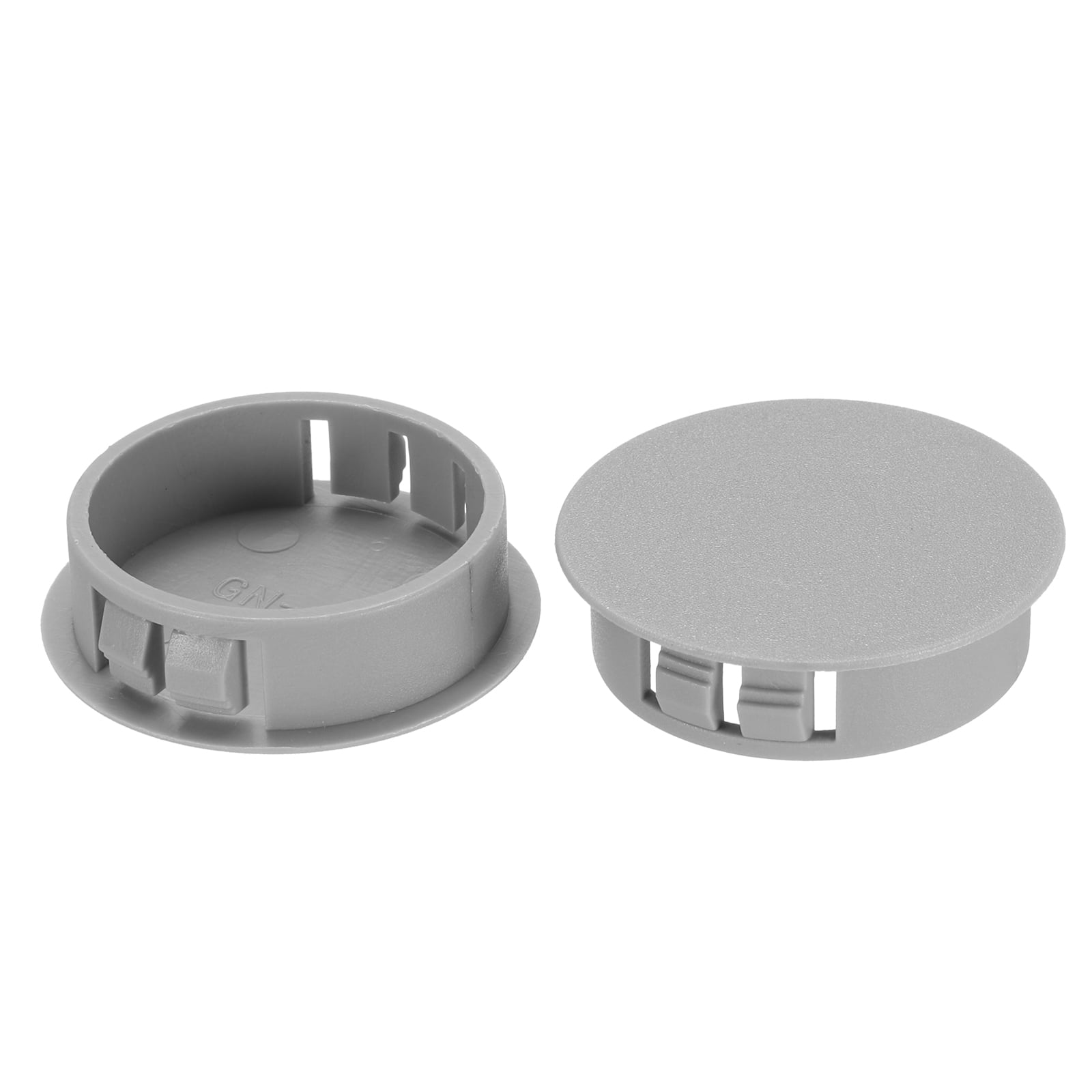 Uxcell Hole Plugs Plastic, Screw Bumper Hole Plug Flush Snap Type Round ...