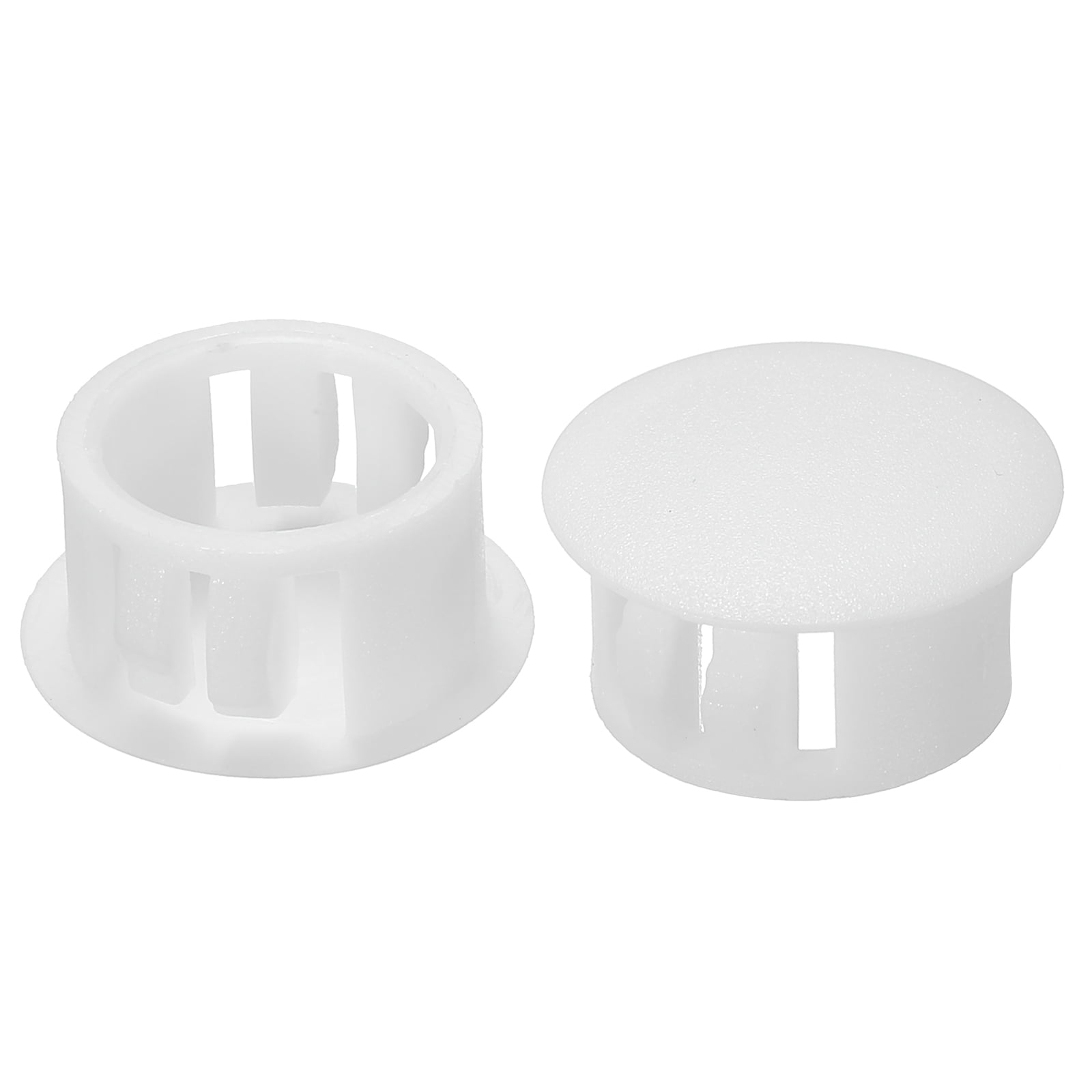 Uxcell Hole Plugs Plastic, Screw Bumper Hole Plug Flush Snap Type Round ...