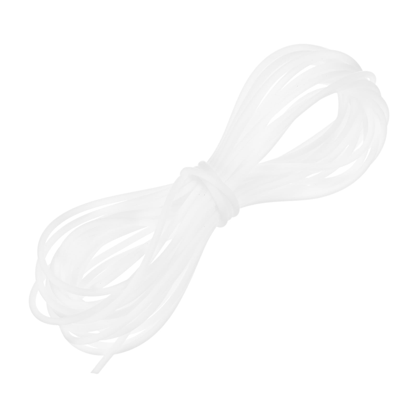 Uxcell Hollow Pipe Tubing Rubber Cord, 5.5 Yards 2mm Stretchy String ...