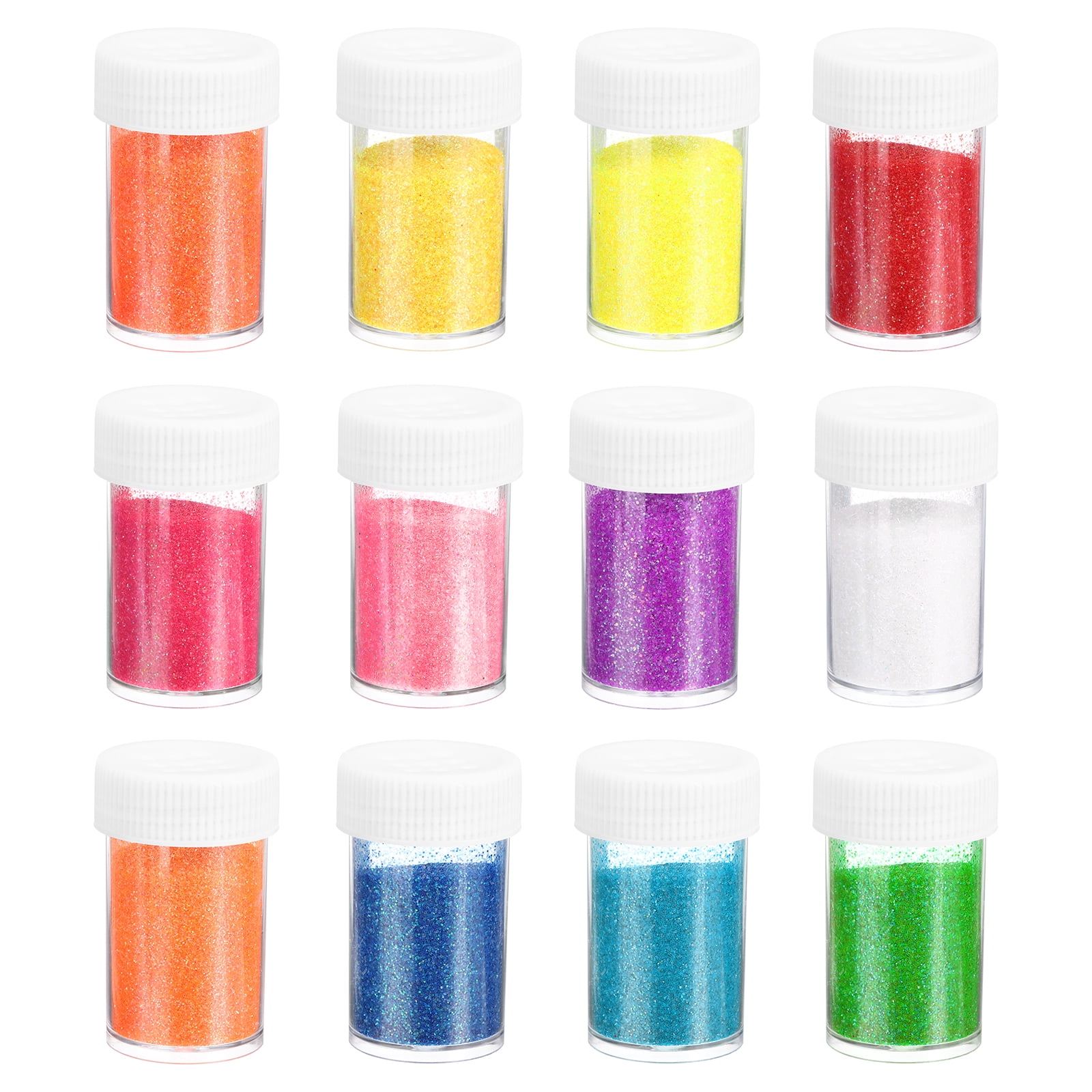 Uxcell Holographic Fine Glitter Set, 24 Jars 408g/14.4oz Sparkle Powder ...