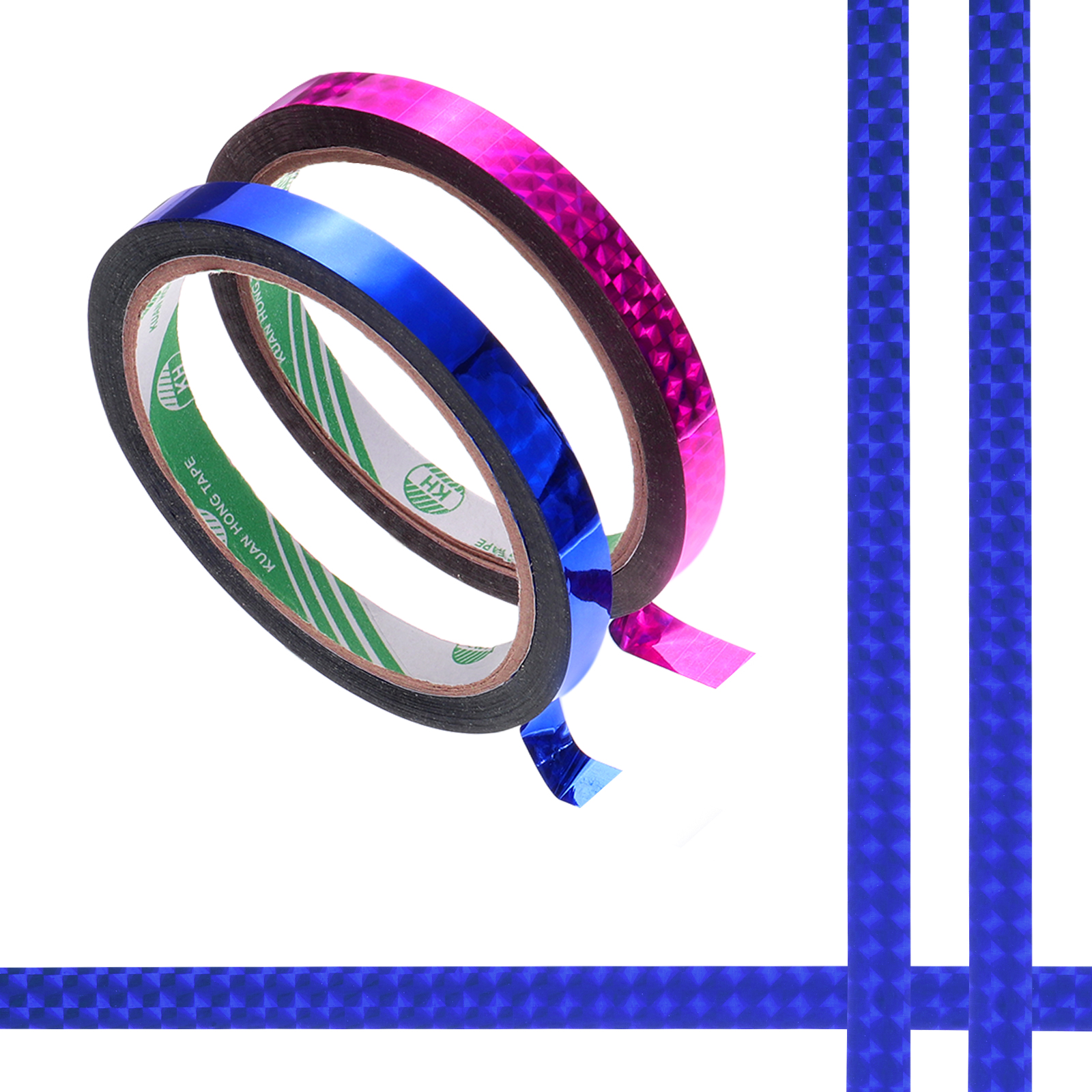 Uxcell Holographic Tape 2 Rolls Reflective Prism Tape for Keep Birds ...