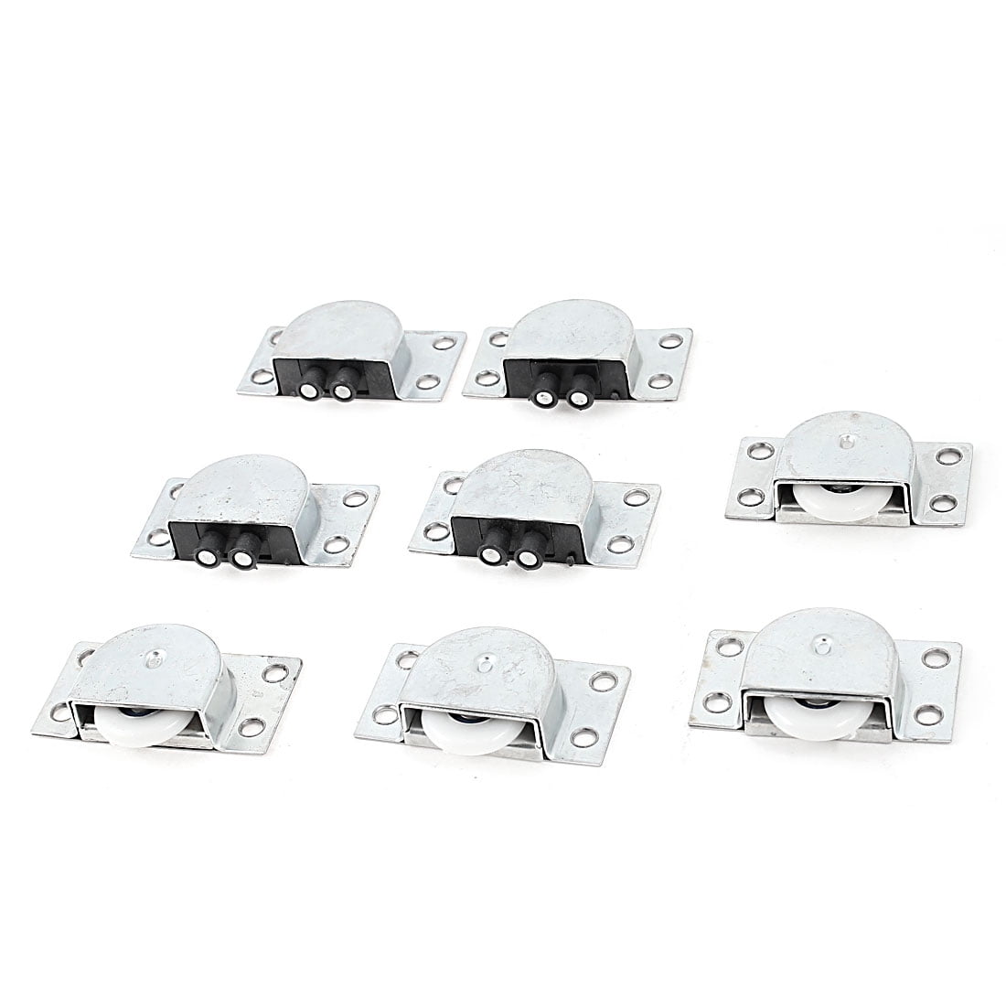 Uxcell Home Furniture Closet 23mm Dia Wheel Metal Sliding Door Roller ...