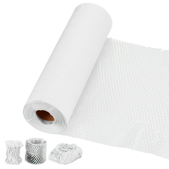 Uxcell Honeycombs Packing Paper Wrap, 12 Inch x 164 ft Wood Pulp Kraft ...