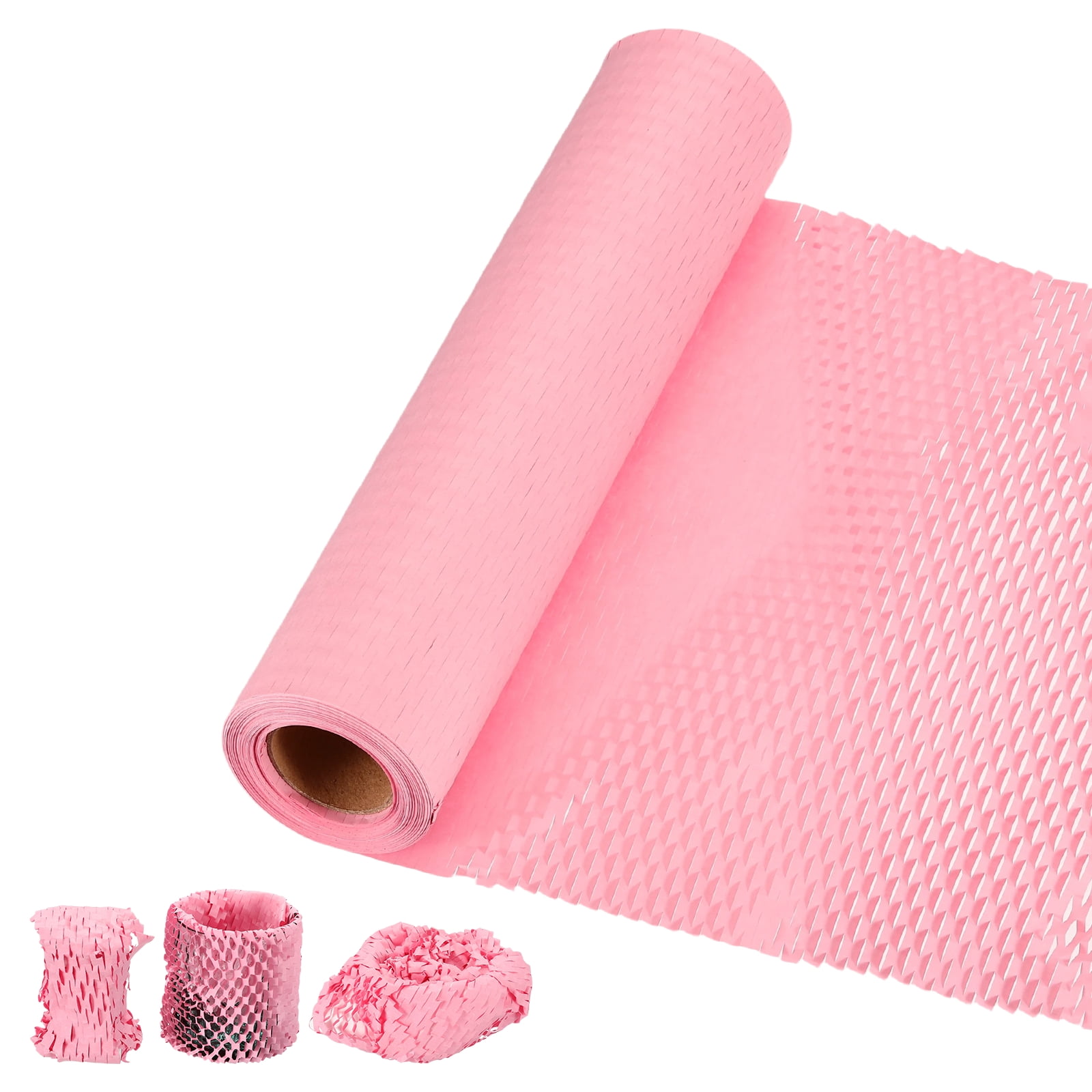 Uxcell Honeycombs Packing Paper Wrap, 12 Inch x 66 ft Wood Pulp Kraft ...